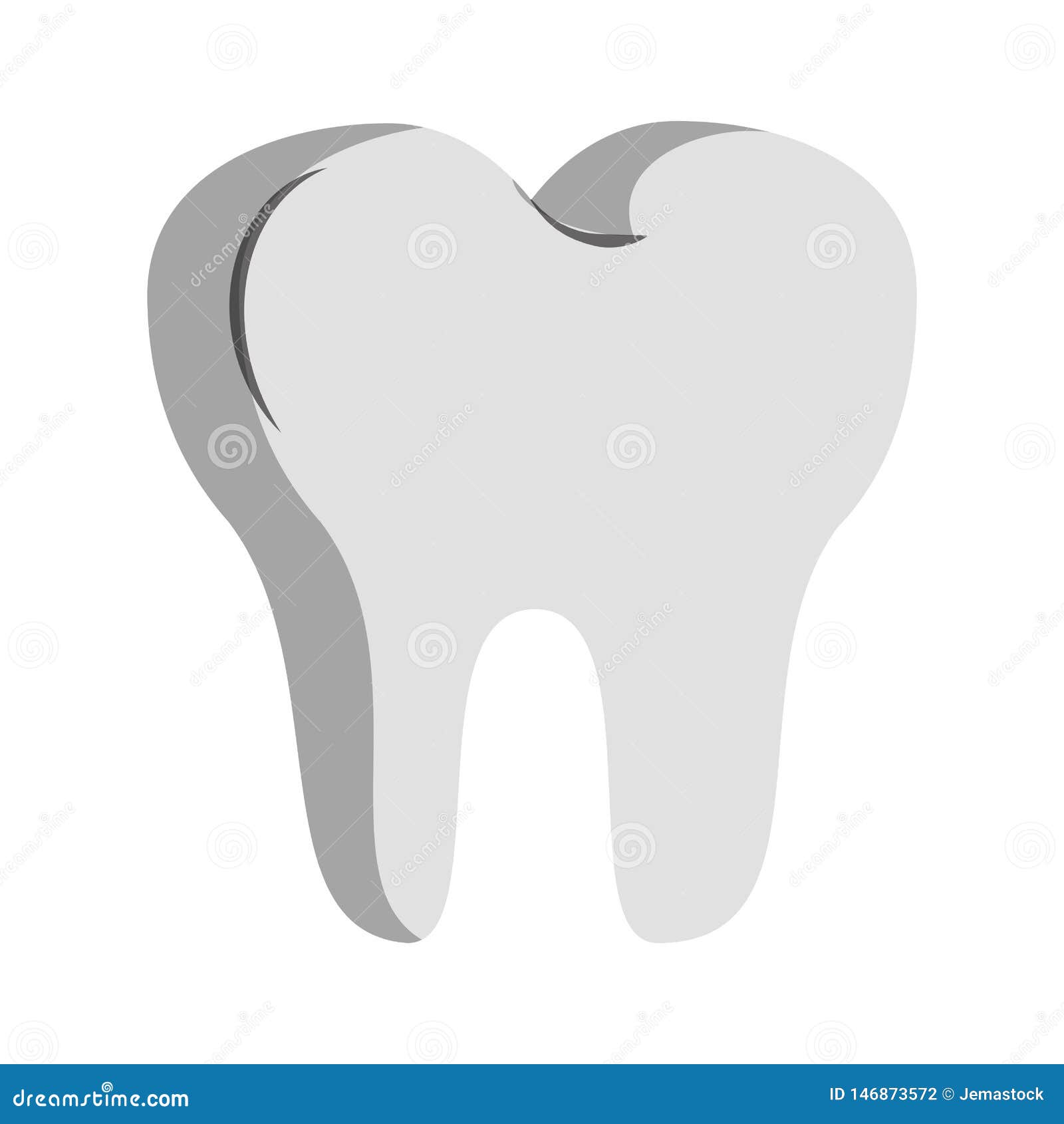 Tooth dental care symbol stock vector. Illustration of clinical - 146873572