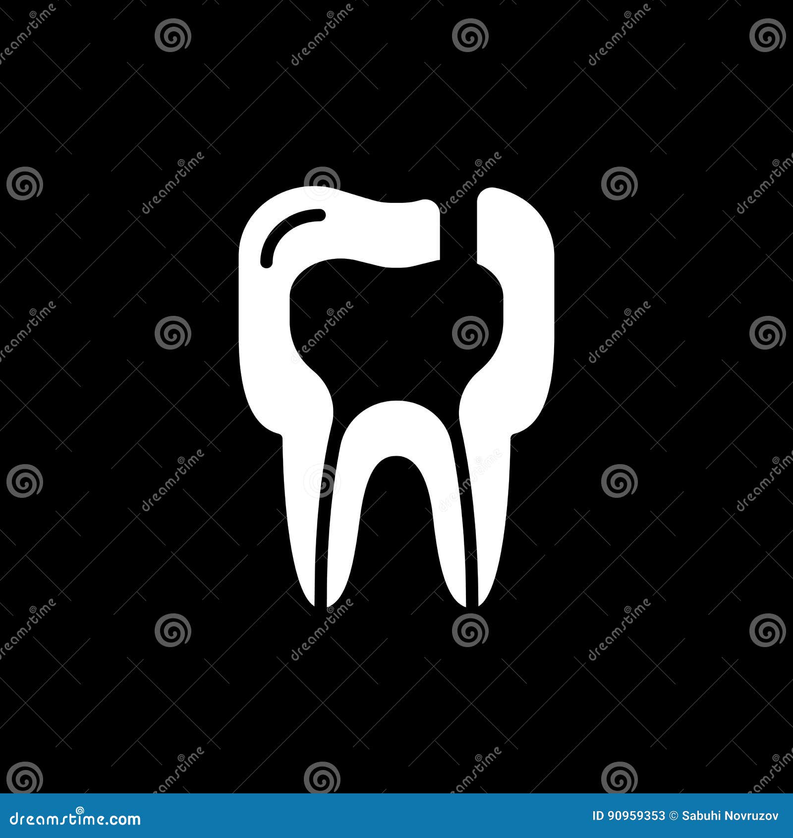 Tooth Diseases Periodontitis Icon. Vector Illustration Stock Vector ...