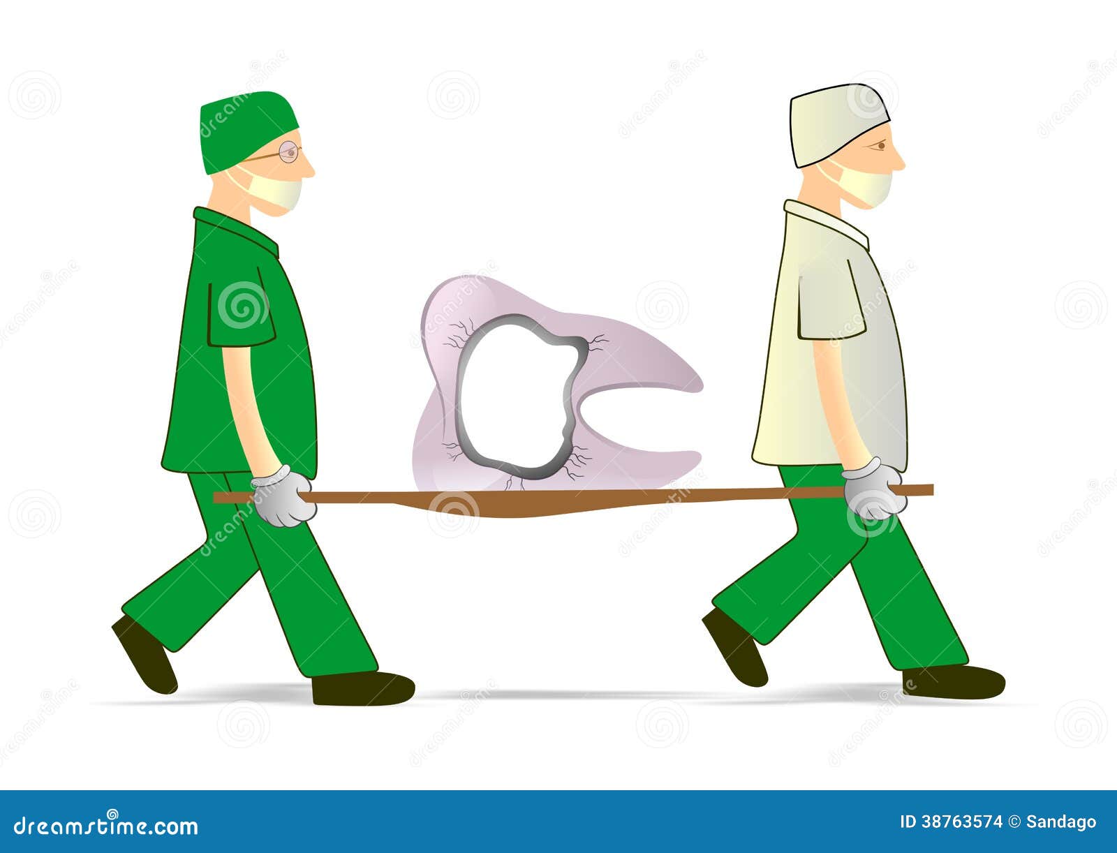 Tooth emergency stock vector. Illustration of care, dimensional - 38763574