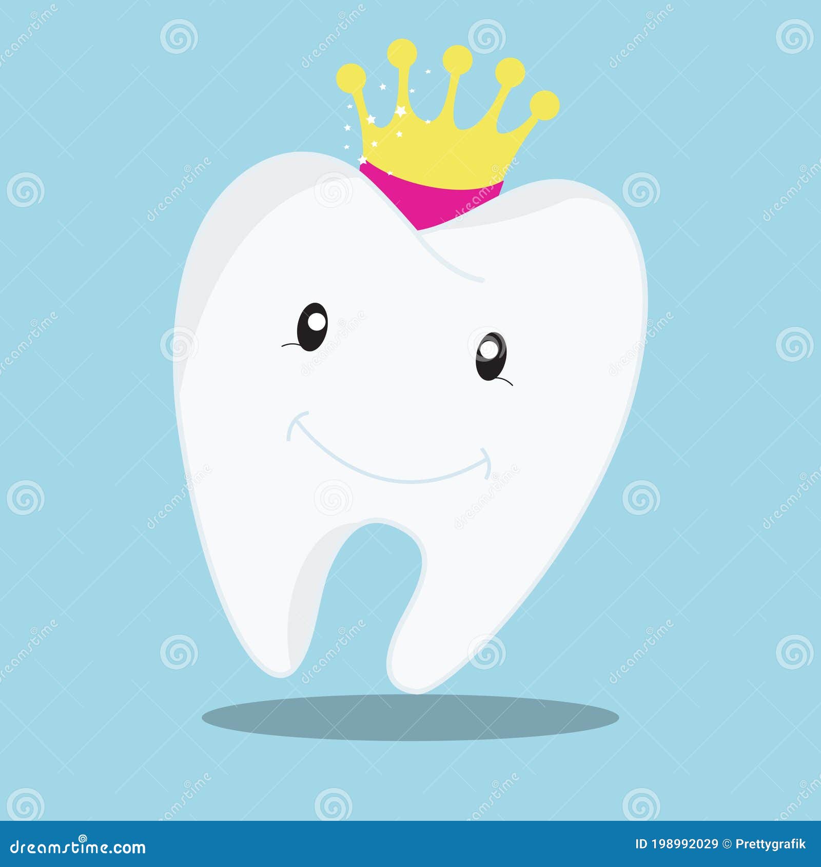 Tooth Fairy Clipart Tooth King 05 Stock Vector - Illustration of tooth ...