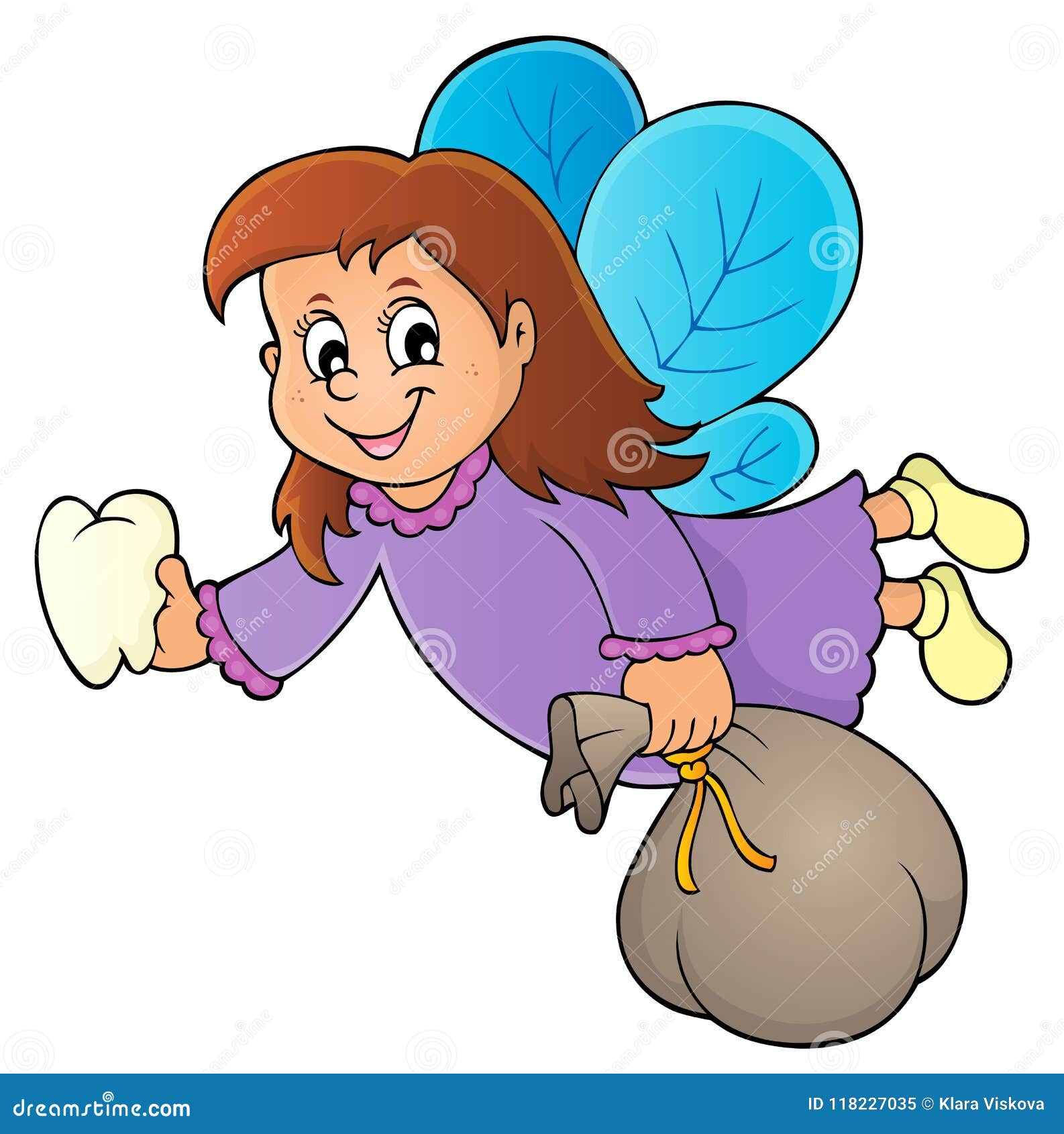 Tooth fairy theme image 1 stock vector. Illustration of clipart - 118227035