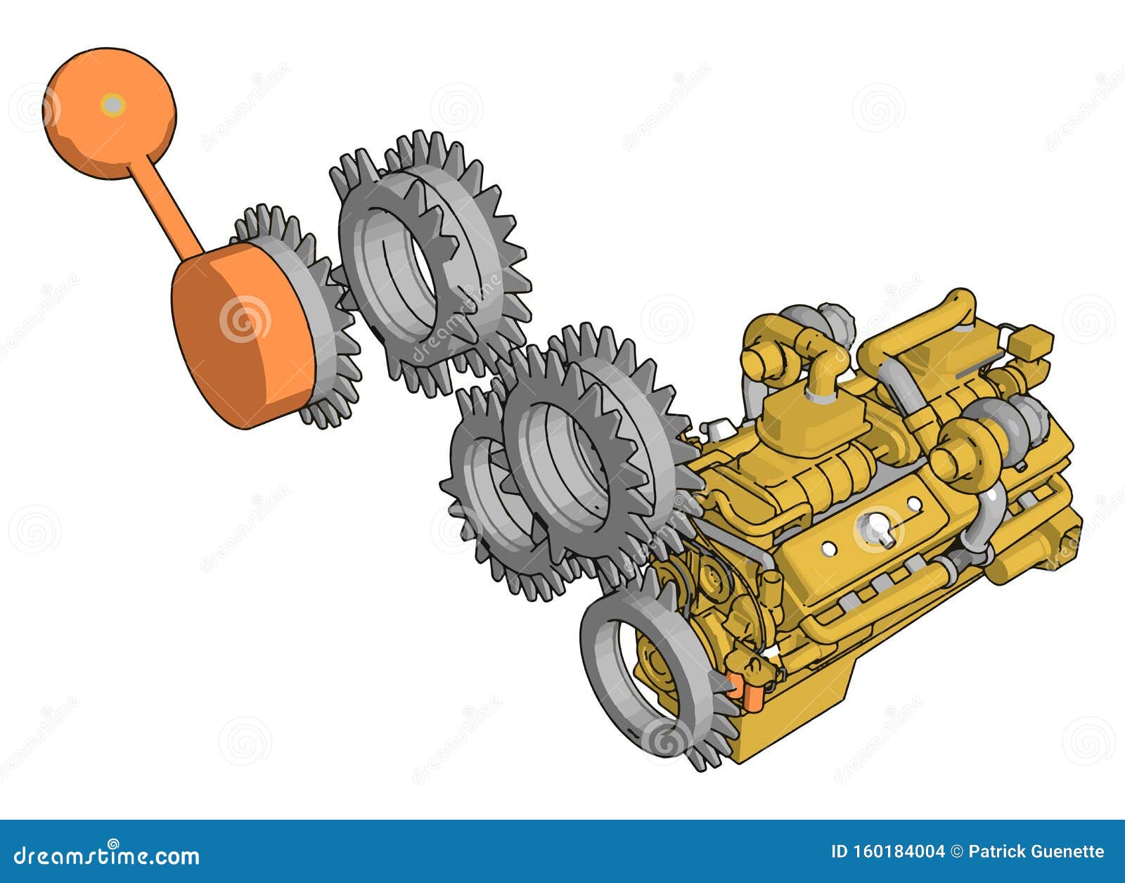 Tooth Gears, Illustration, Vector Stock Vector - Illustration of ...