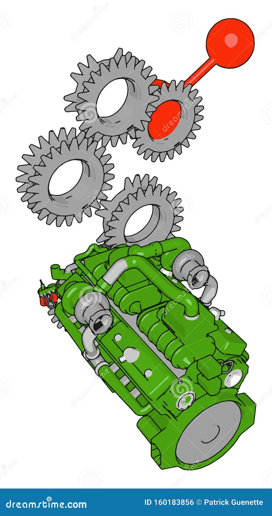 Tooth Gears, Illustration, Vector Stock Vector - Illustration of modern ...
