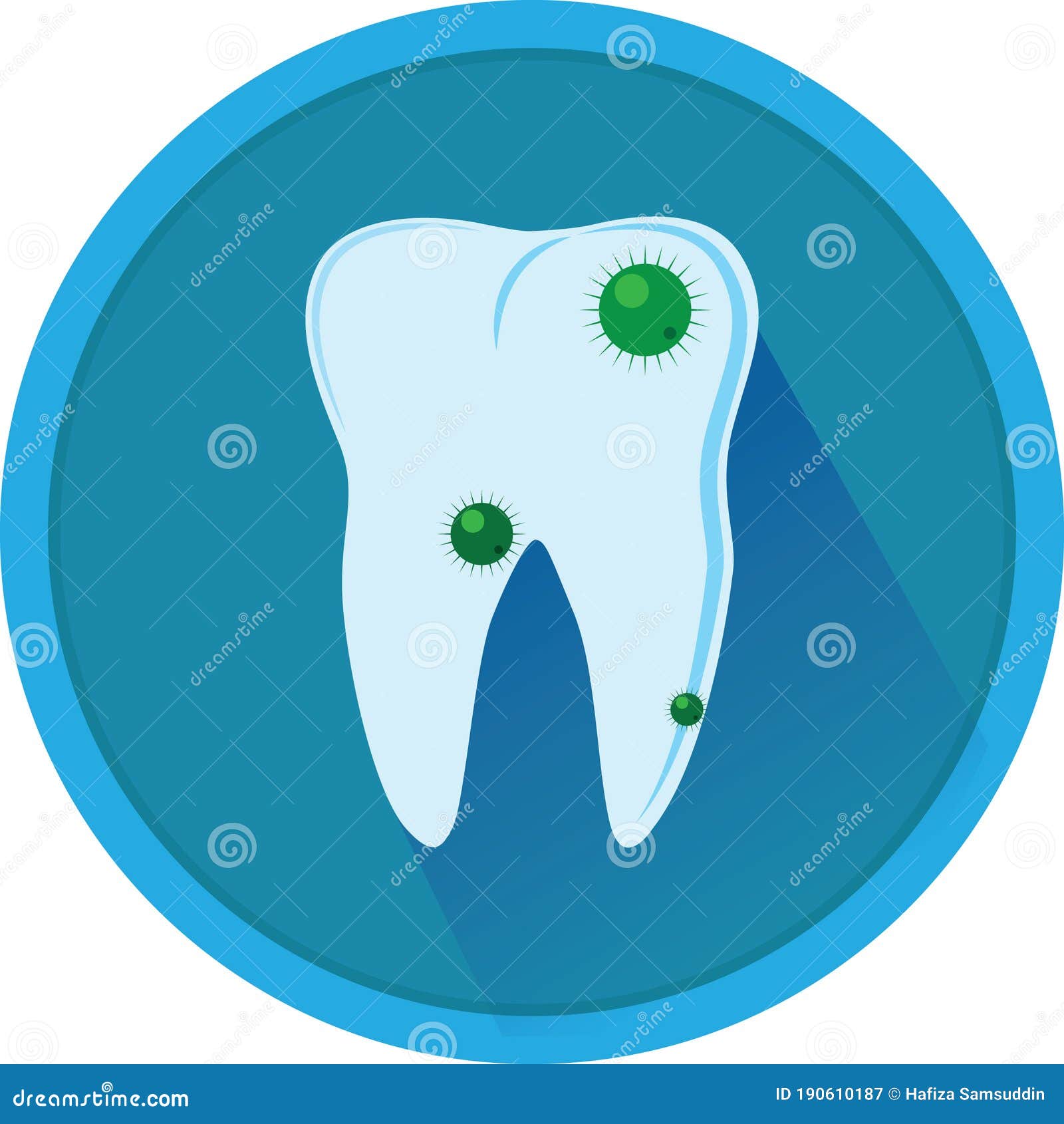 Tooth Germs And Bacteria Royalty-Free Cartoon | CartoonDealer.com #32724632