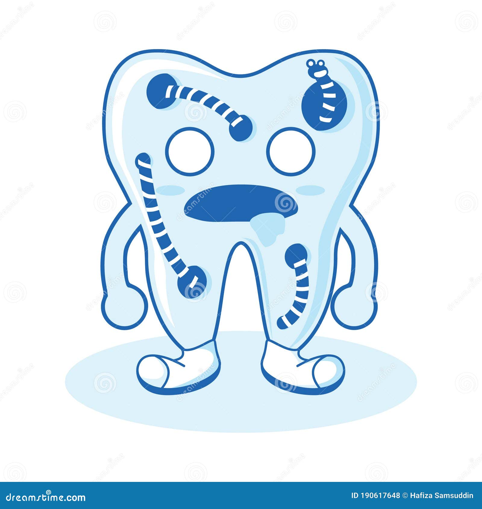 Tooth Germs And Bacteria Royalty-Free Cartoon | CartoonDealer.com #32724632