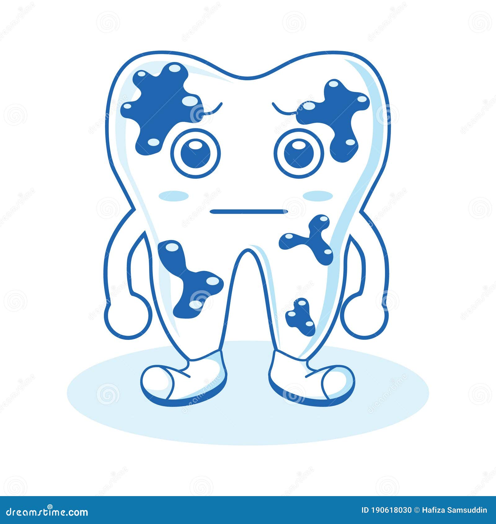 Tooth Germs And Bacteria Royalty-Free Cartoon | CartoonDealer.com #32724632