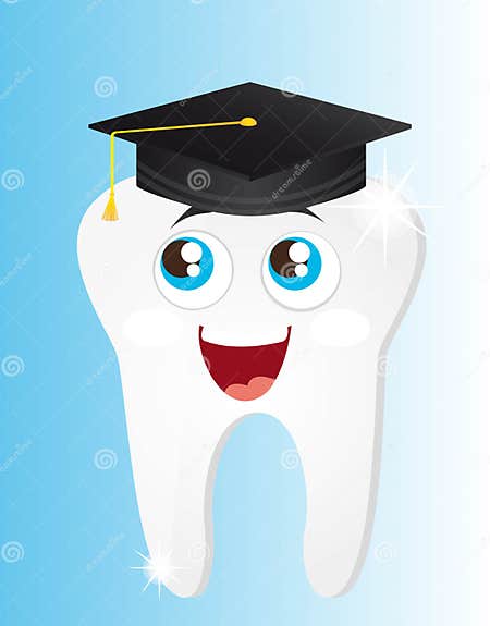 Tooth graduate stock vector. Illustration of dental, enamel - 22742747