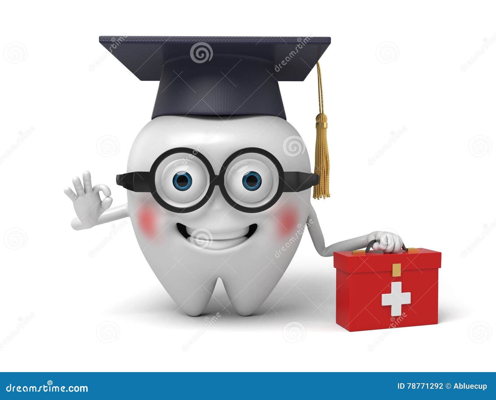 Tooth stock illustration. Illustration of tooth, graduation - 78771292