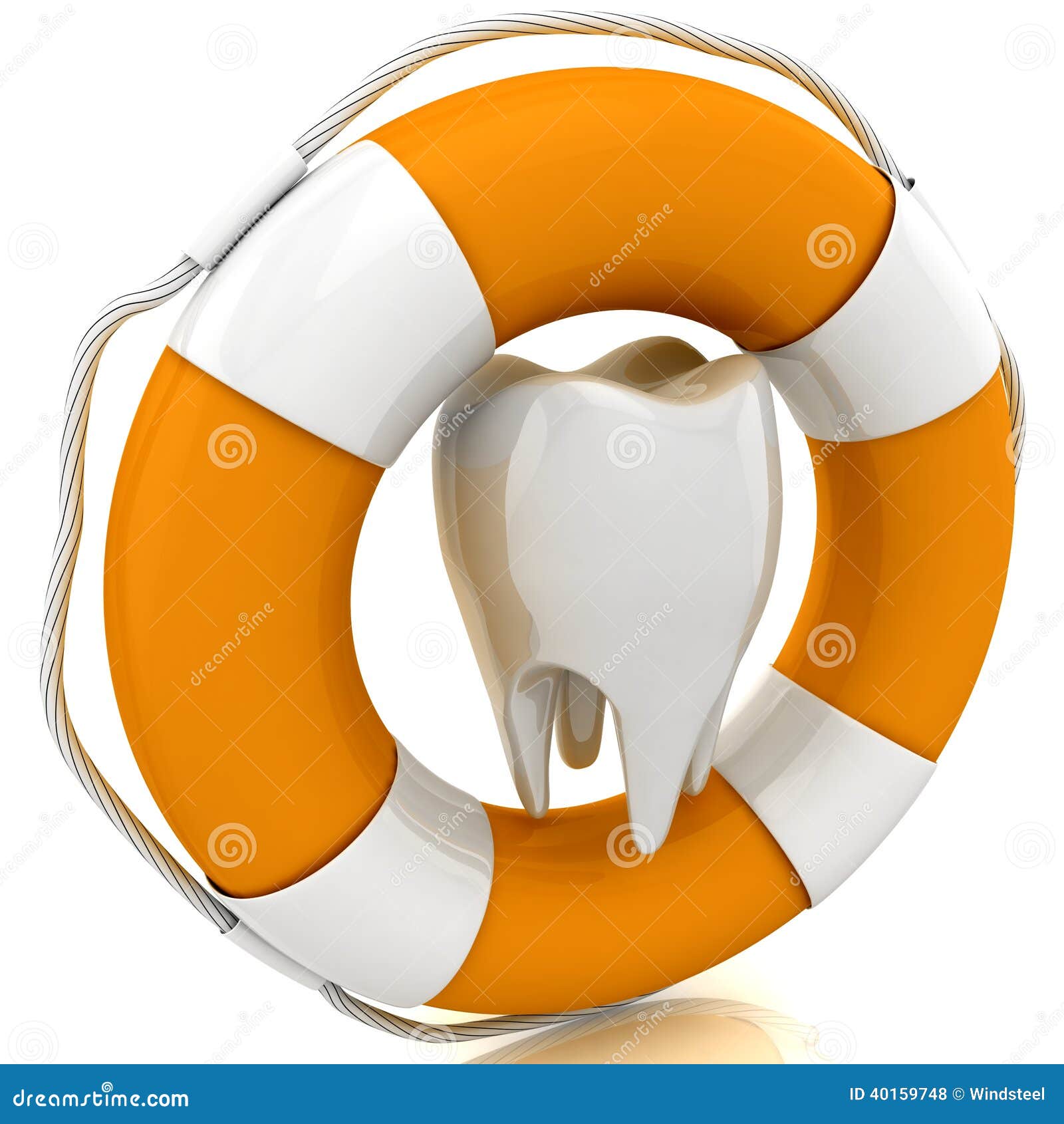 Belt Tooth Fairy Isolated. Waistband Buckle Of Teeth. Cartoon Vector ...