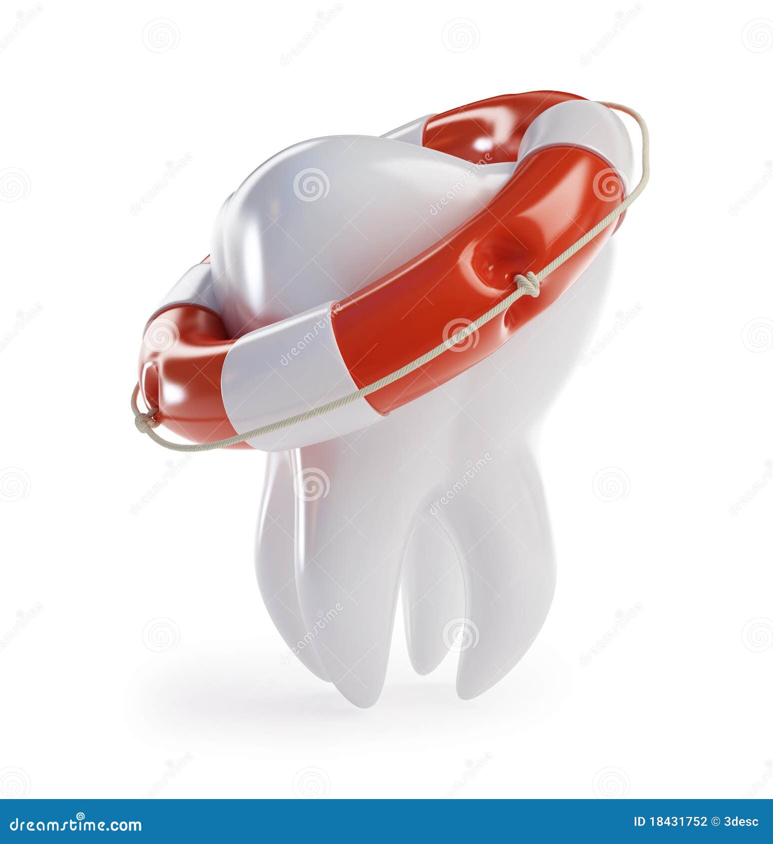 Tooth help Life Buoy stock illustration. Illustration of healthy - 18431752