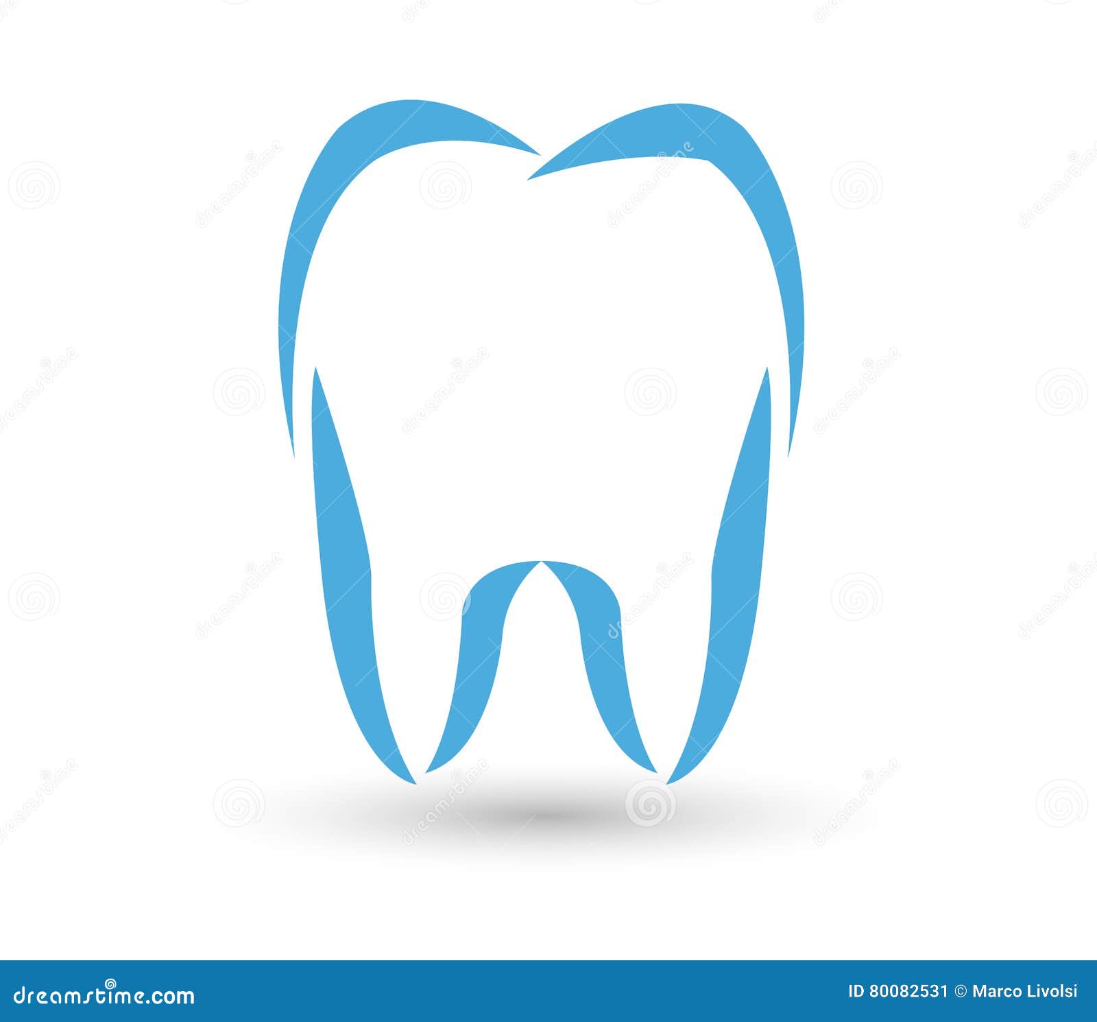 Tooth icon illustrated stock illustration. Illustration of medical ...