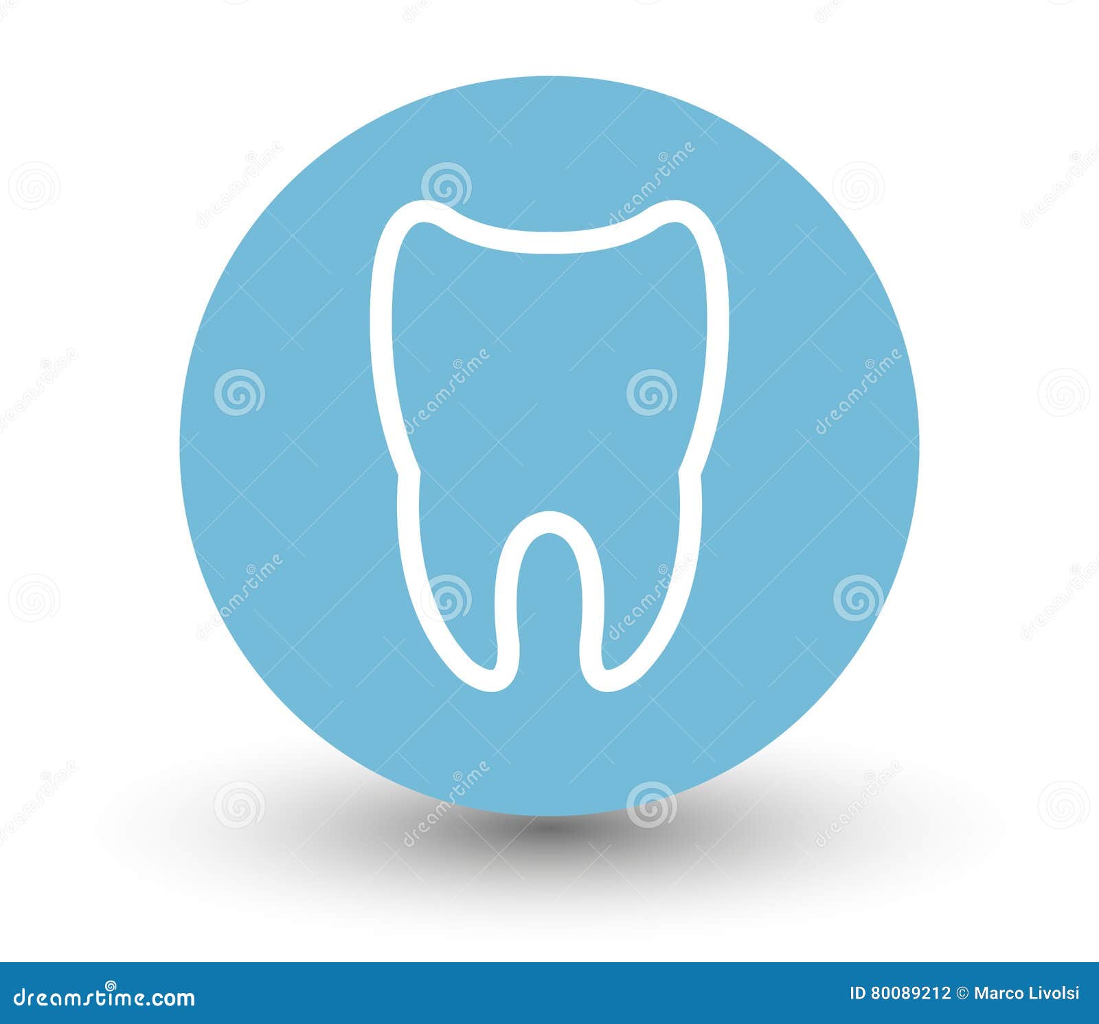 Tooth icon illustrated stock illustration. Illustration of medicine ...
