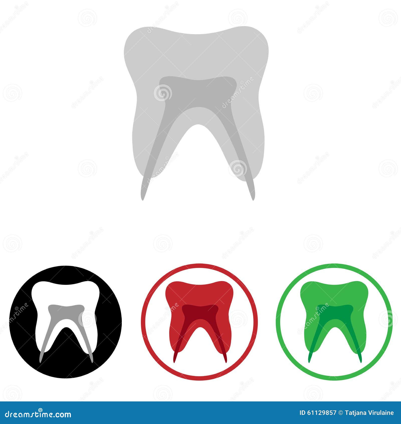 Tooth icon stock illustration. Illustration of root, cavity - 61129857