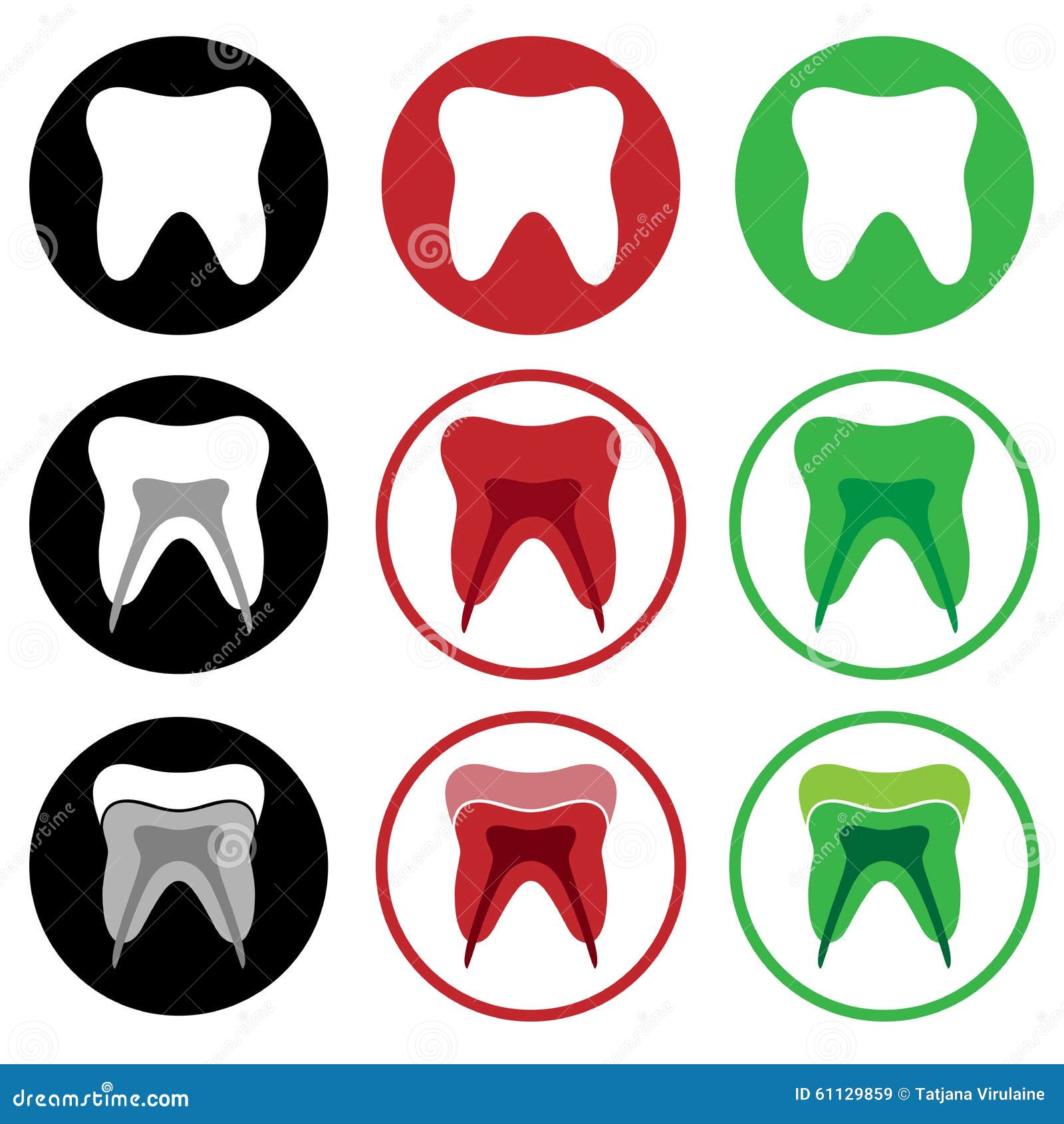 Tooth icon stock illustration. Illustration of health - 61129859