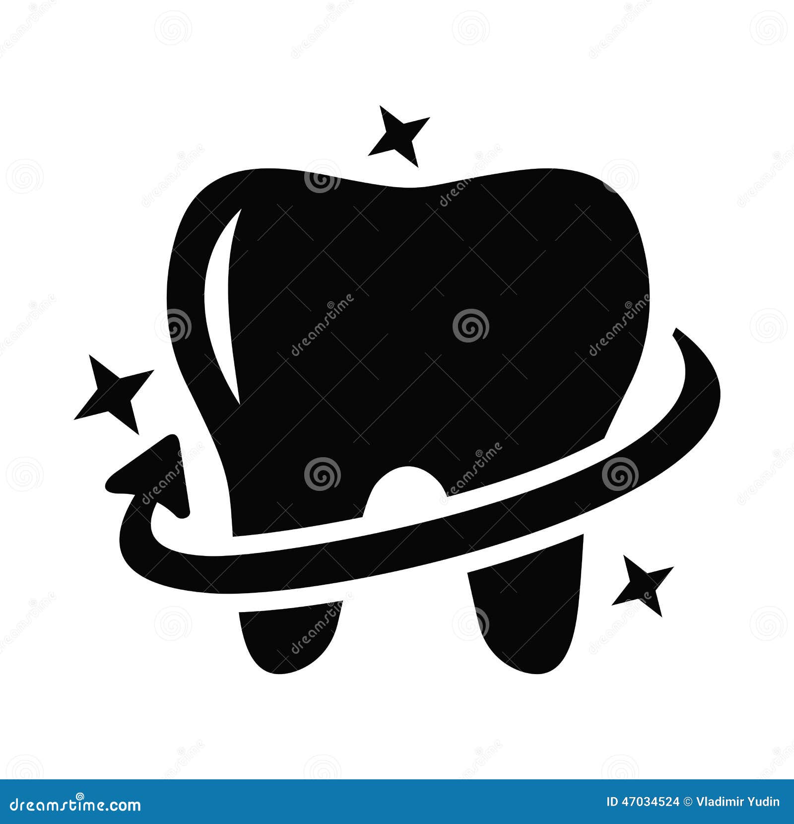 Tooth Icon. Cute Funny Cartoon Smiling Character With Big Eyes. Oral ...