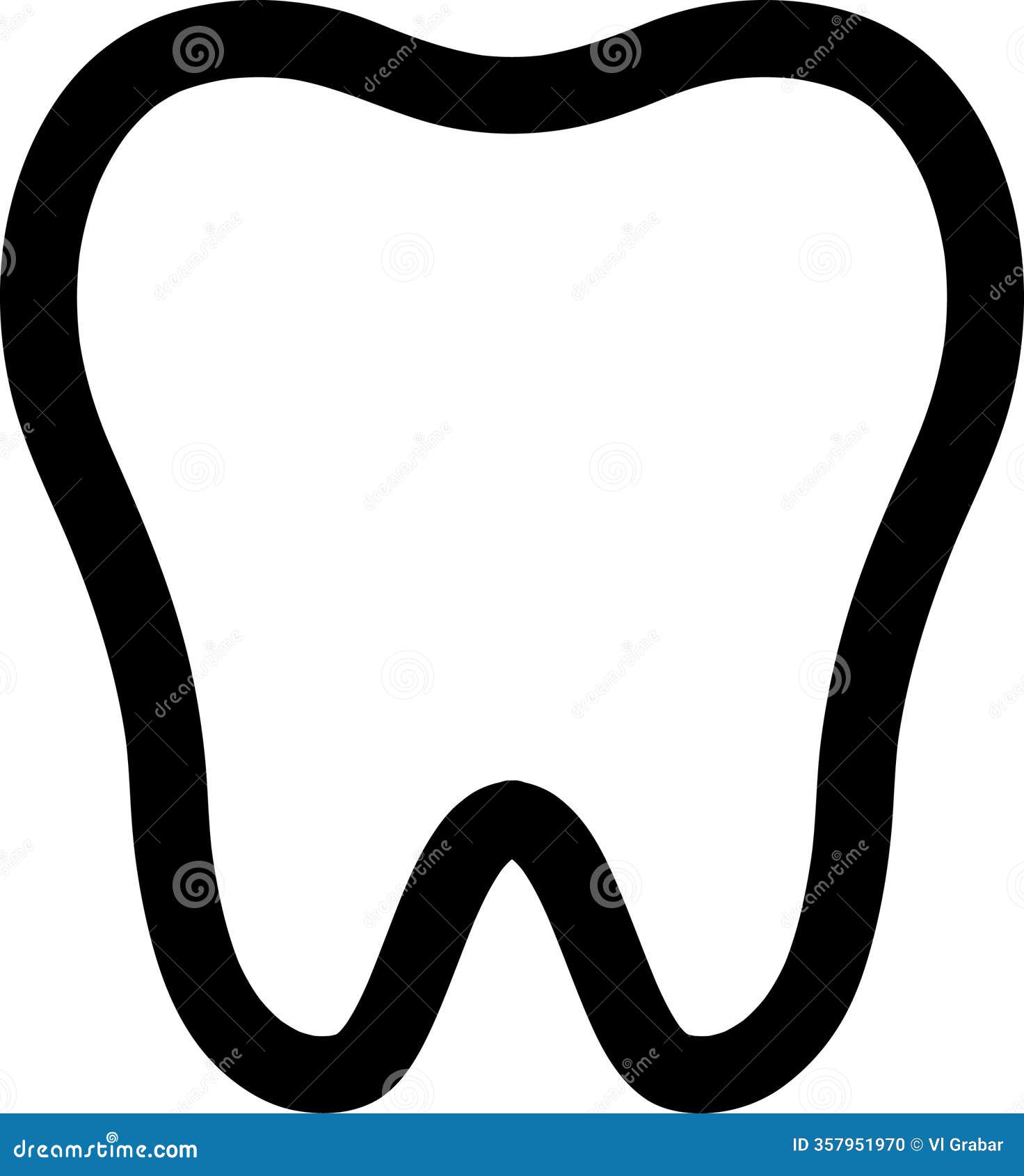 Tooth Icon Vector. Medical Tooth Symbol Illustration. Stock ...