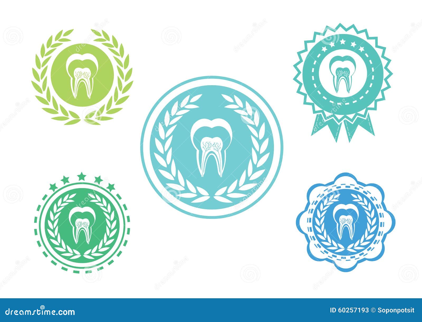 Tooth Icons Set ,Tooth Logo Set,Tooth Label Set Stock Vector ...
