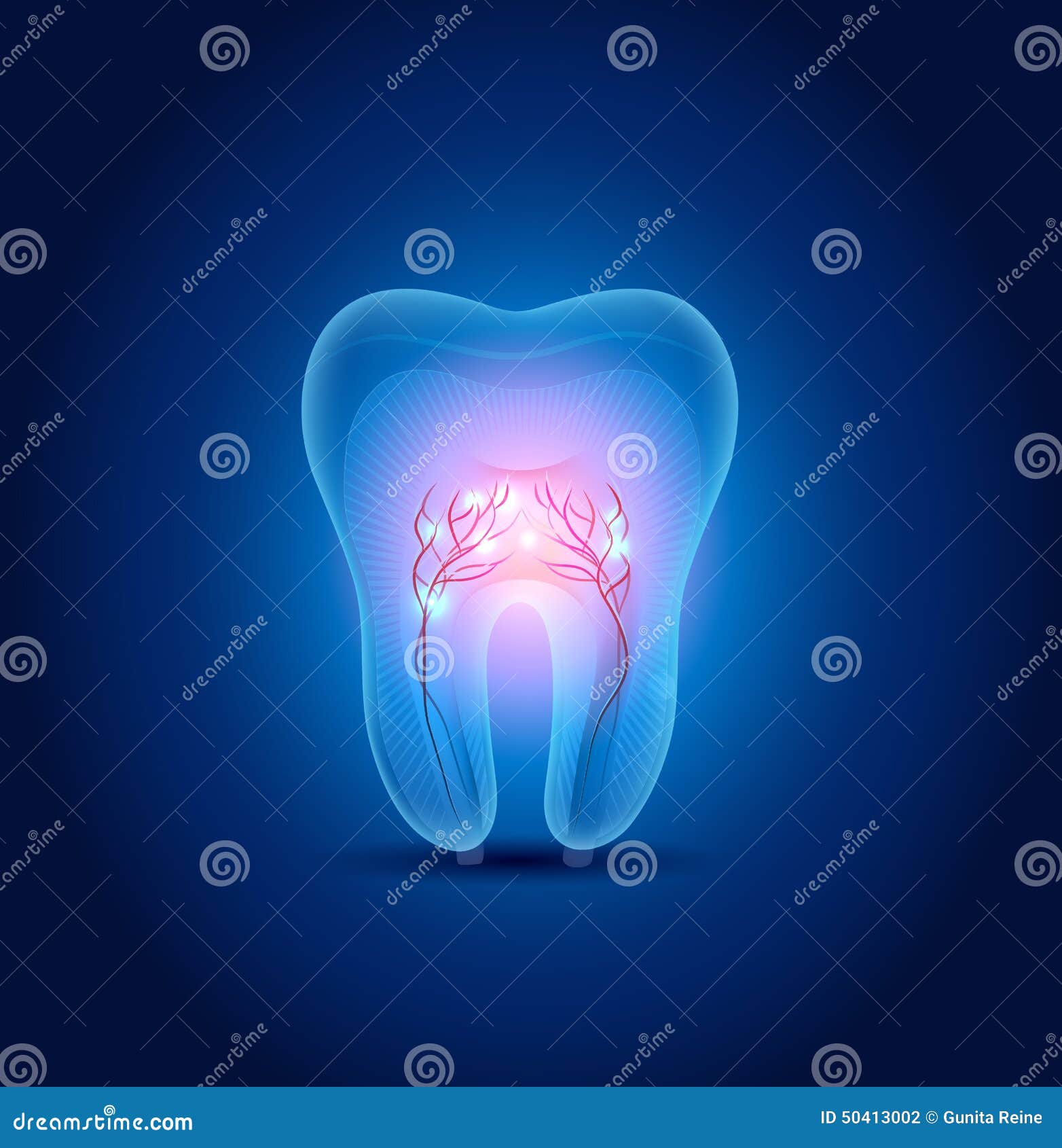 Tooth illustration stock vector. Illustration of brochure - 50413002