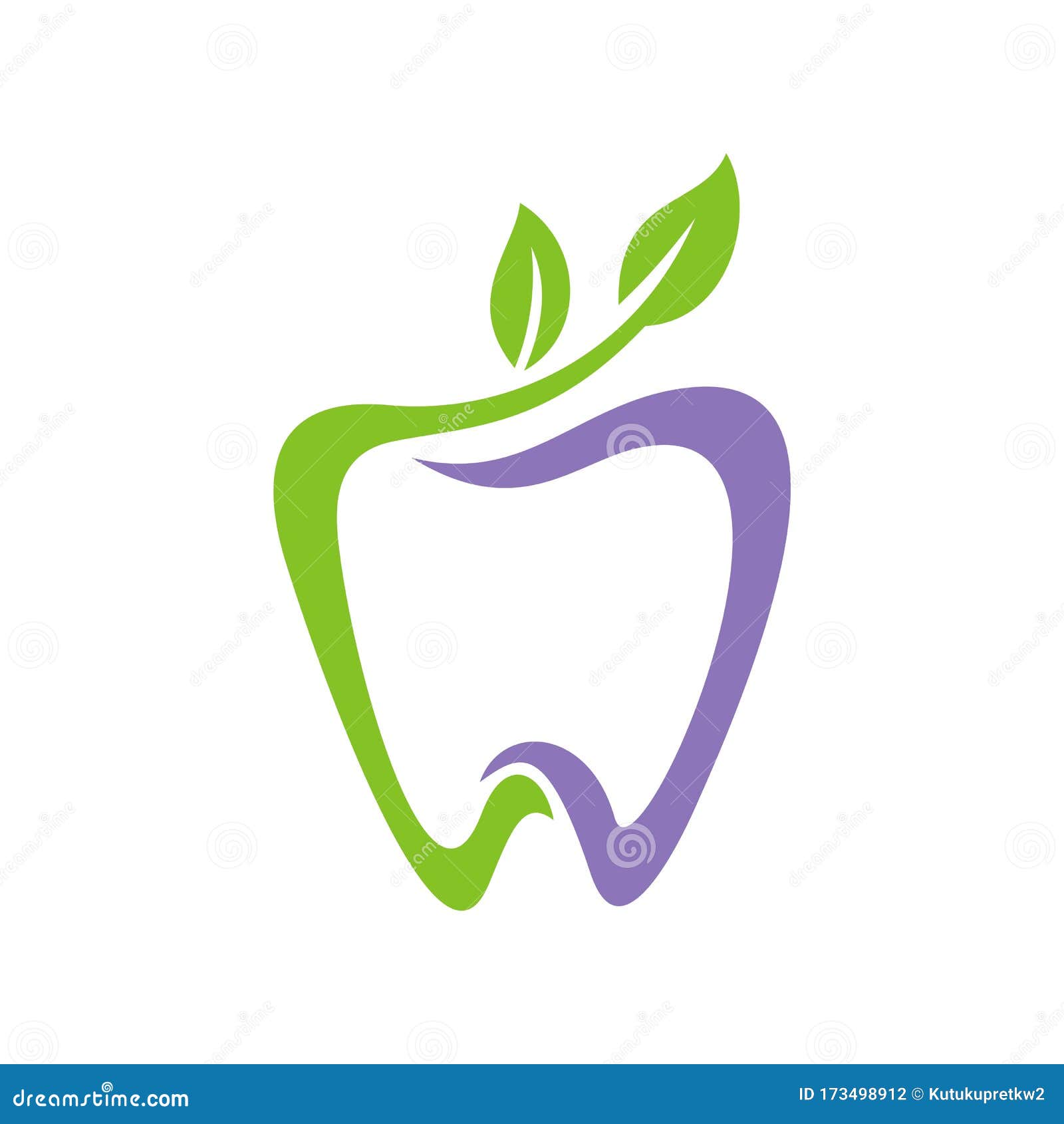 Tooth and Leaf Logo Template Illustration Design. Vector EPS 10 Stock ...