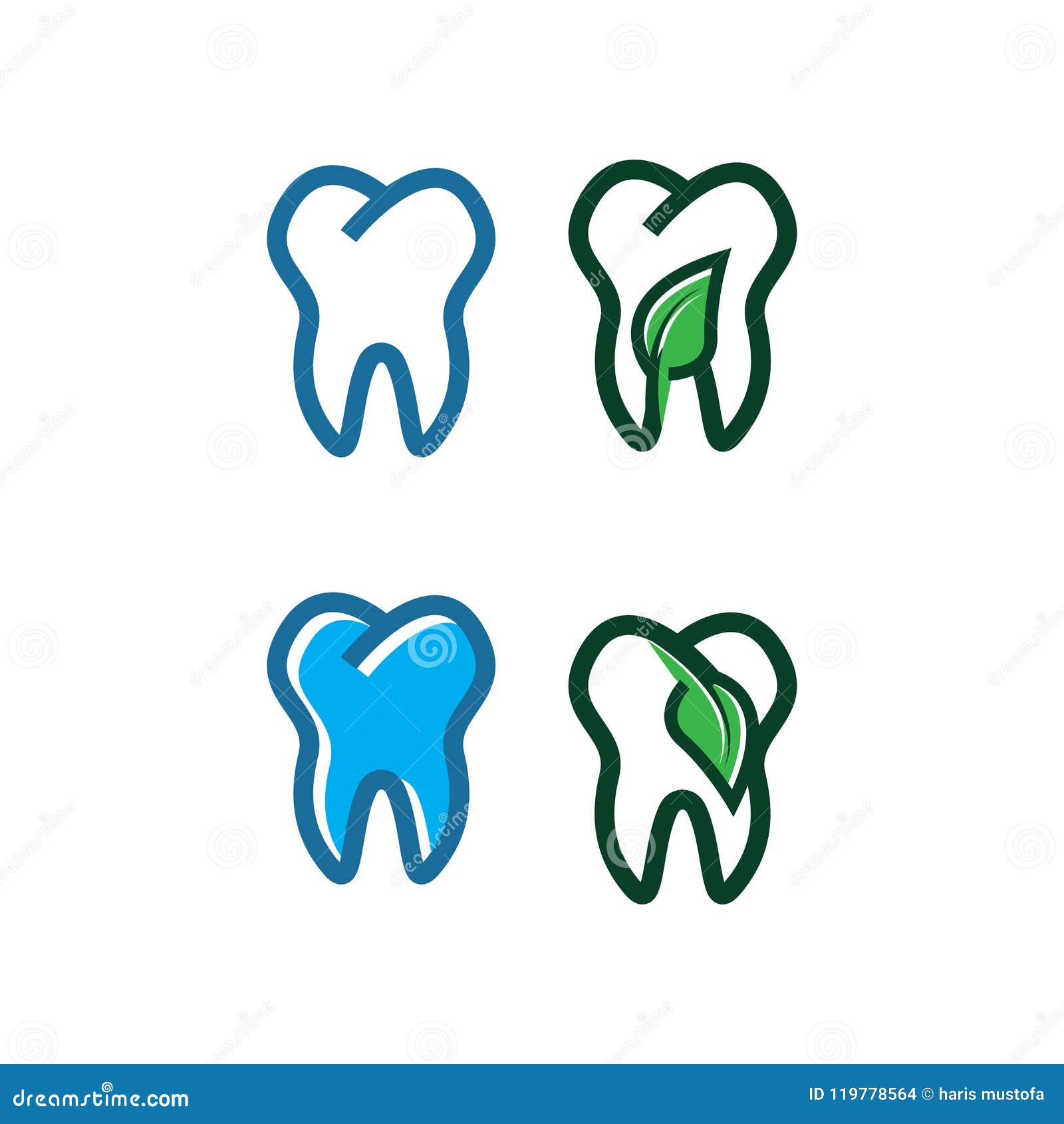 Tooth logo design template stock vector. Illustration of element ...