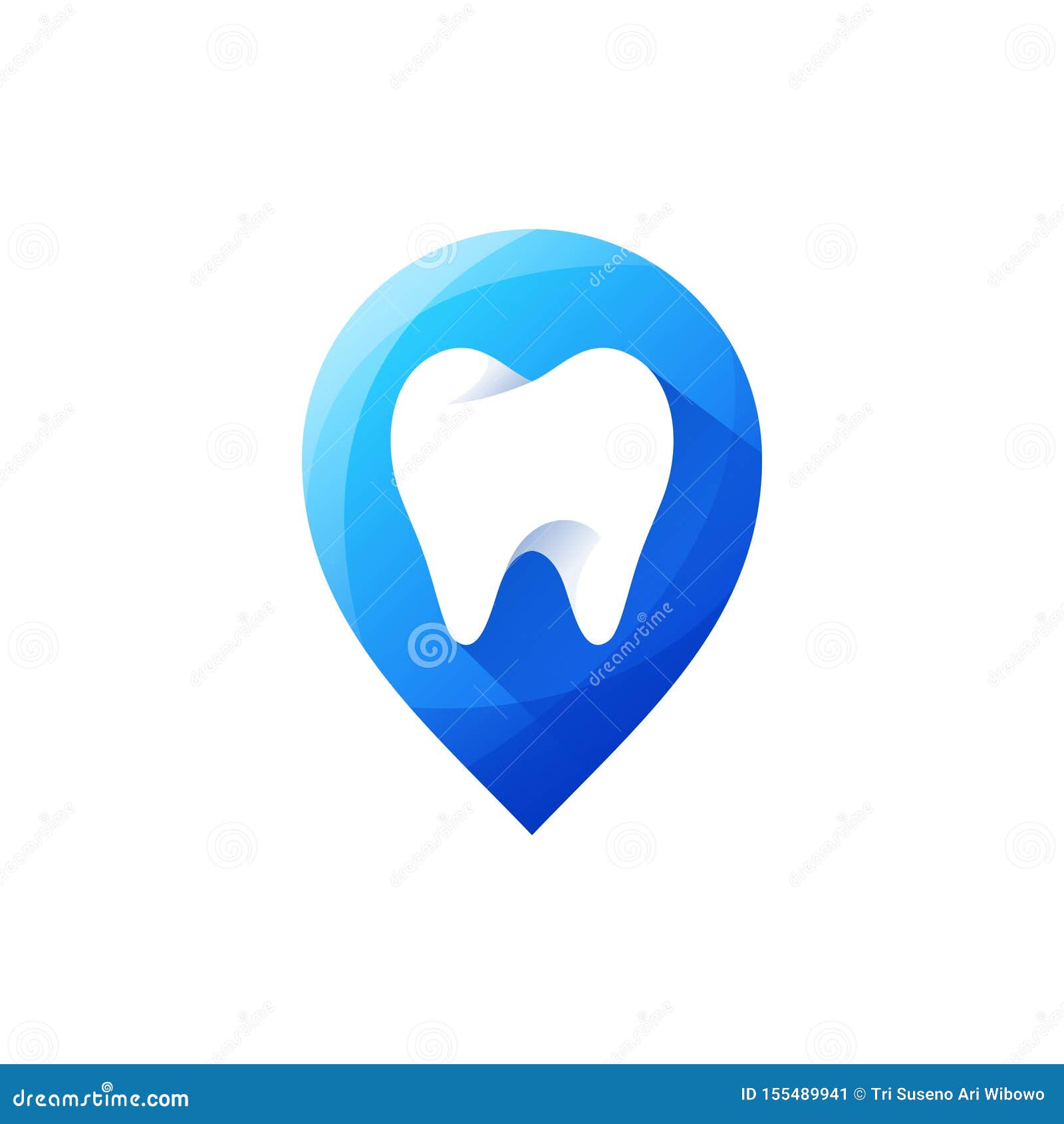 Tooth Logo Design Vector Illustration Stock Vector - Illustration of ...