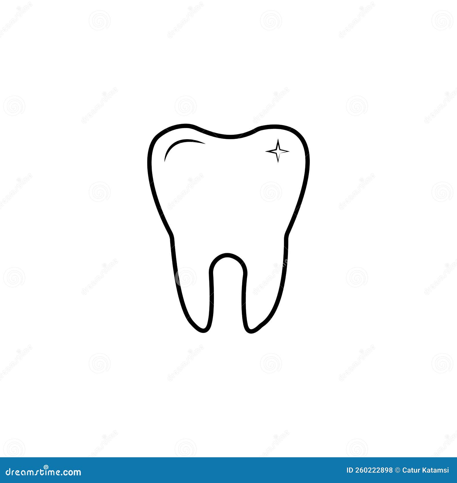 Tooth logo icon vector stock illustration. Illustration of stomatology ...