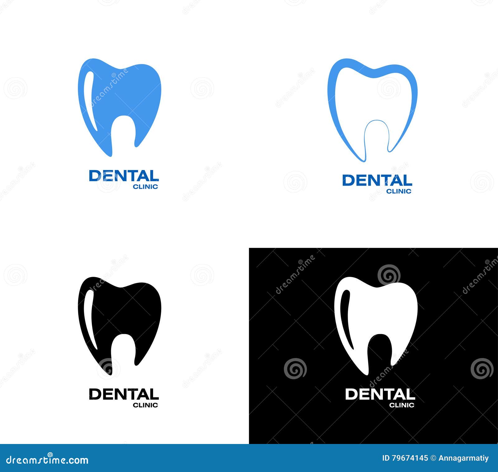 Tooth logo stock vector. Illustration of stylized, healthy - 79674145