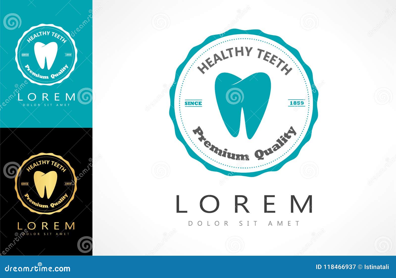 Tooth logo vector stock vector. Illustration of dental - 118466937