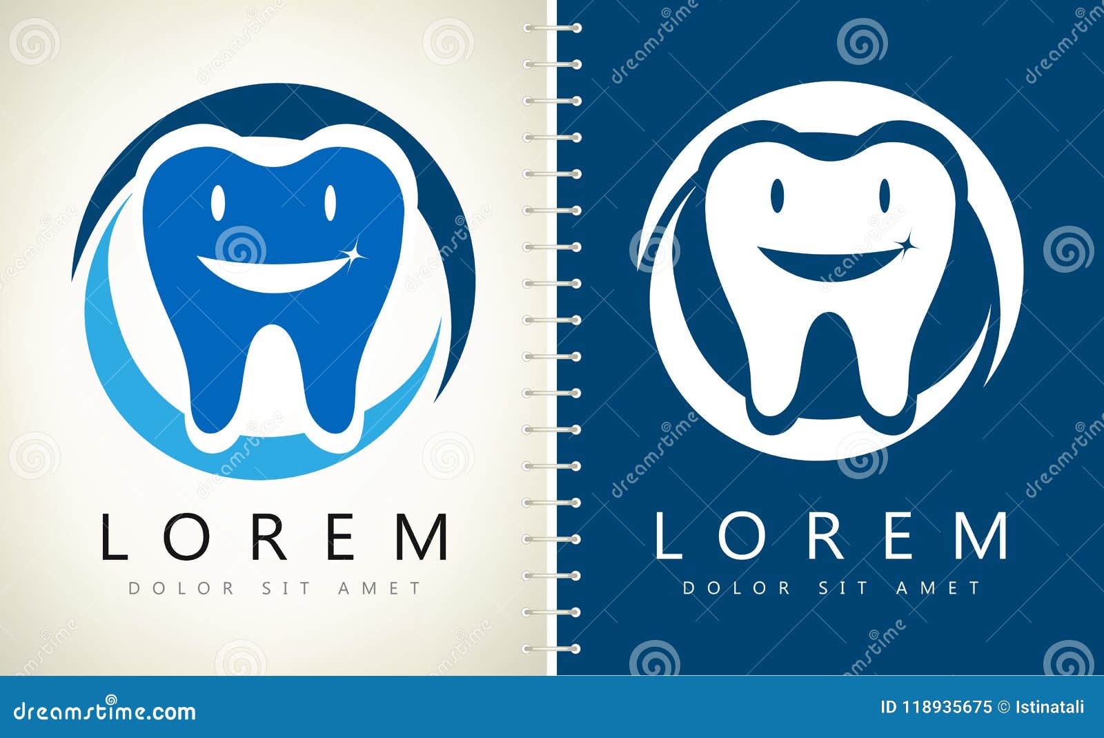 Tooth logo vector stock vector. Illustration of medical - 118935675