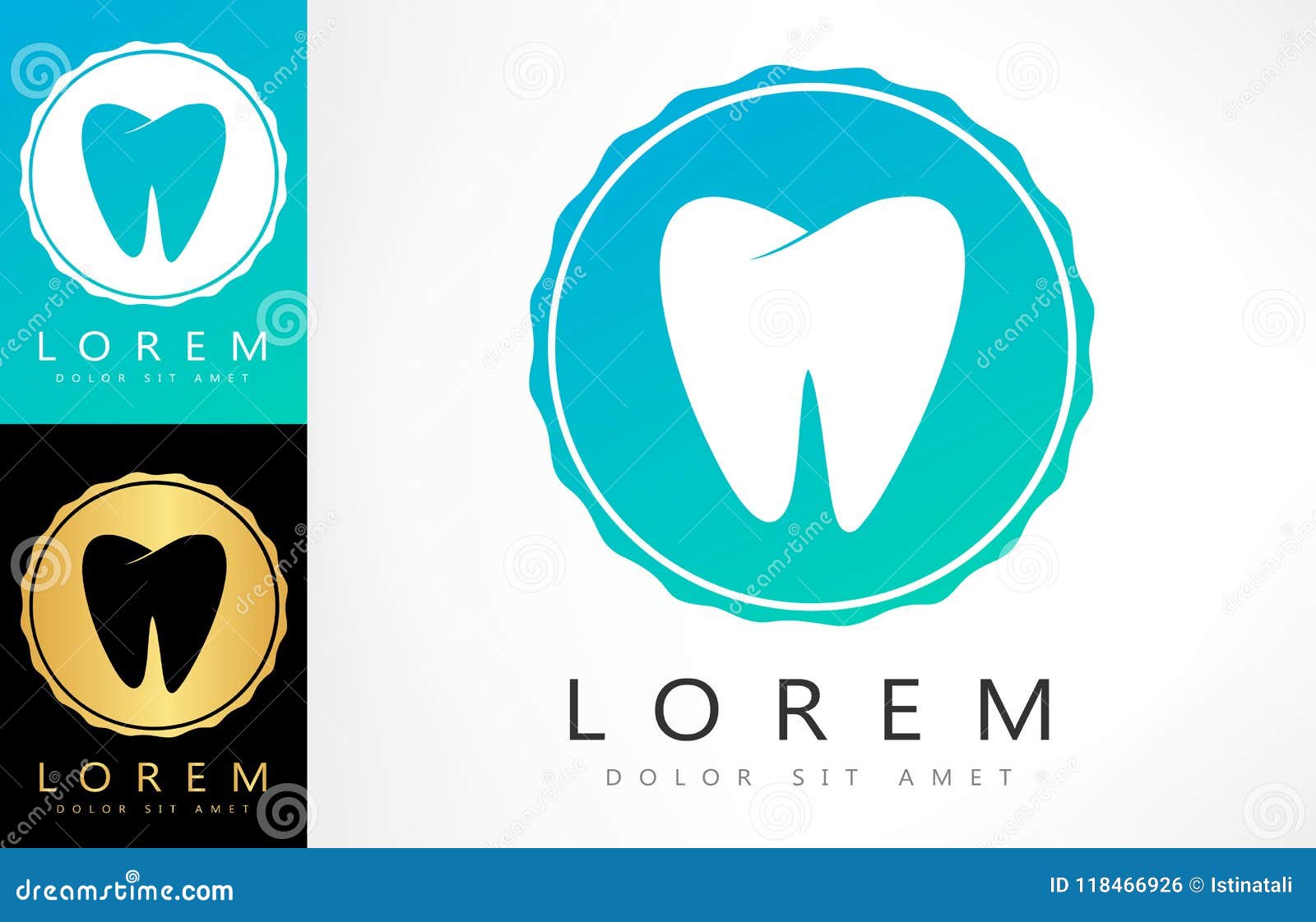 Tooth logo vector stock vector. Illustration of hygiene - 118466926