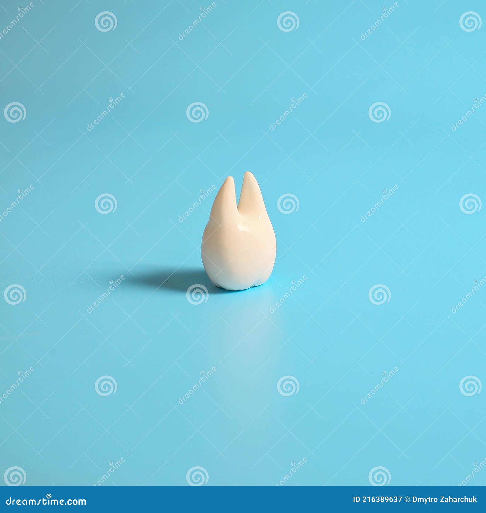 Tooth , Orthodontic Dental Theme on Blue Surface Stock Image - Image of ...