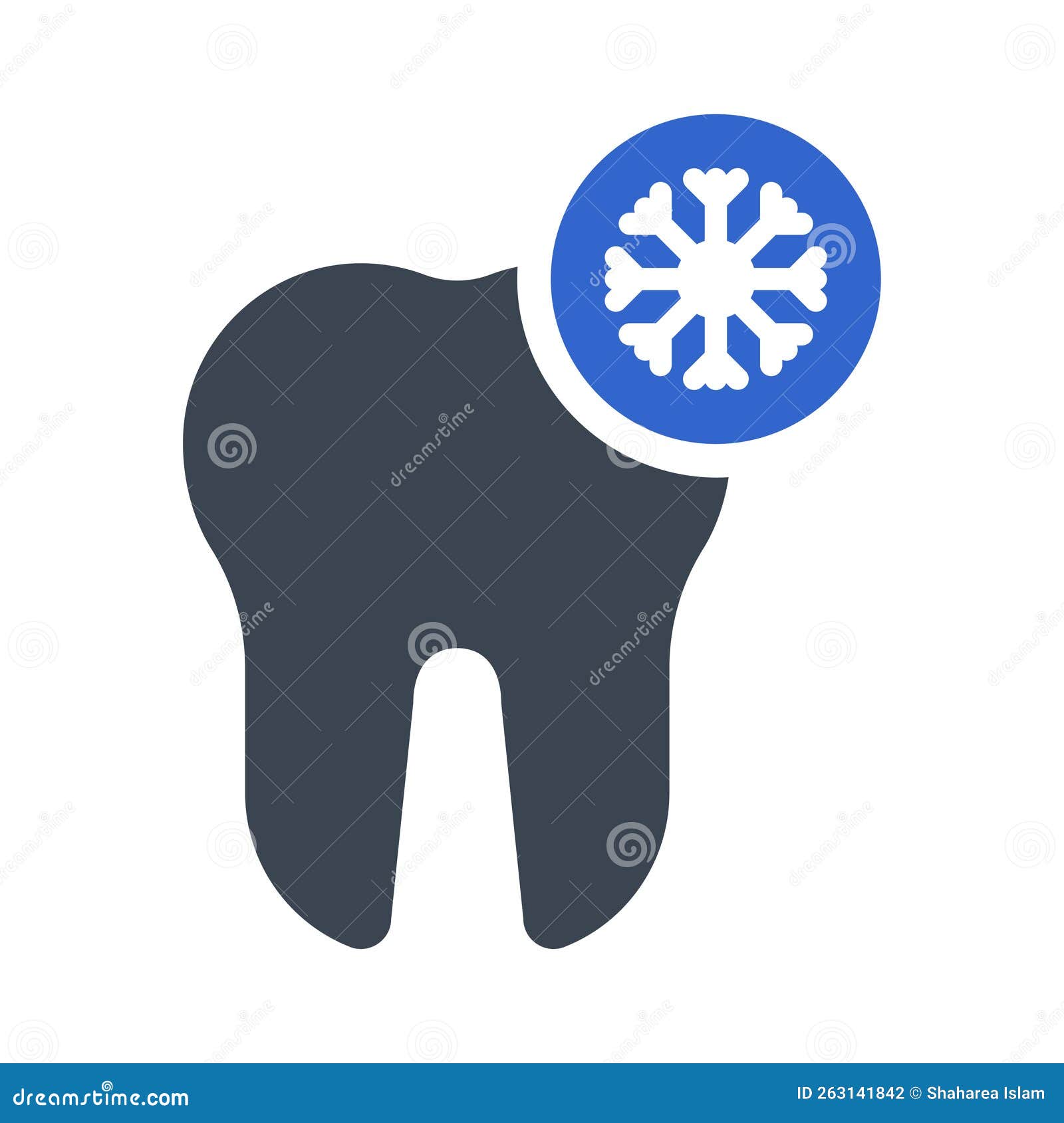 Tooth pain icon stock vector. Illustration of dentistry - 263141842