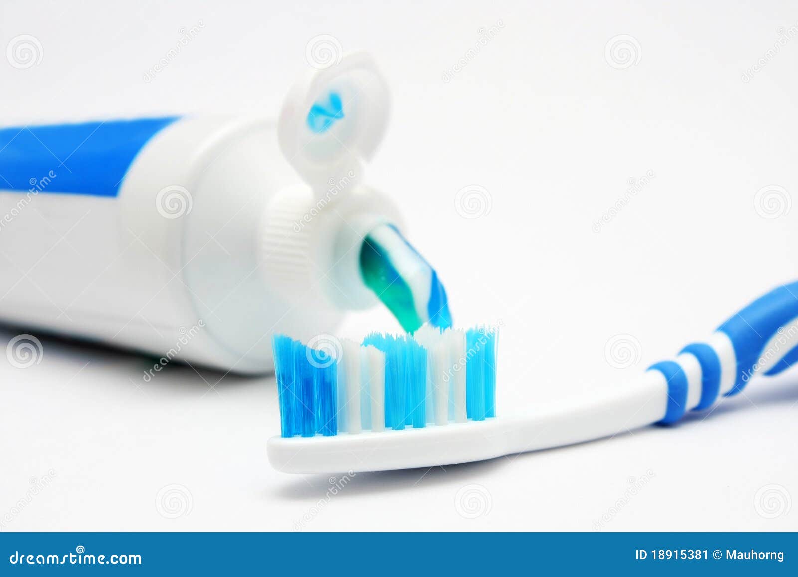 Tooth-paste In The Form Of A Face With Smile. Tube Of Toothpaste And ...