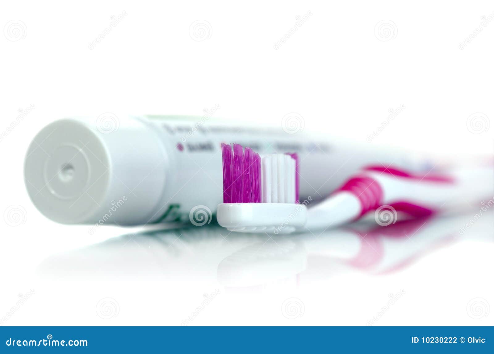 Tooth-paste and Dental Brush Stock Photo - Image of mint, teeth: 10230222