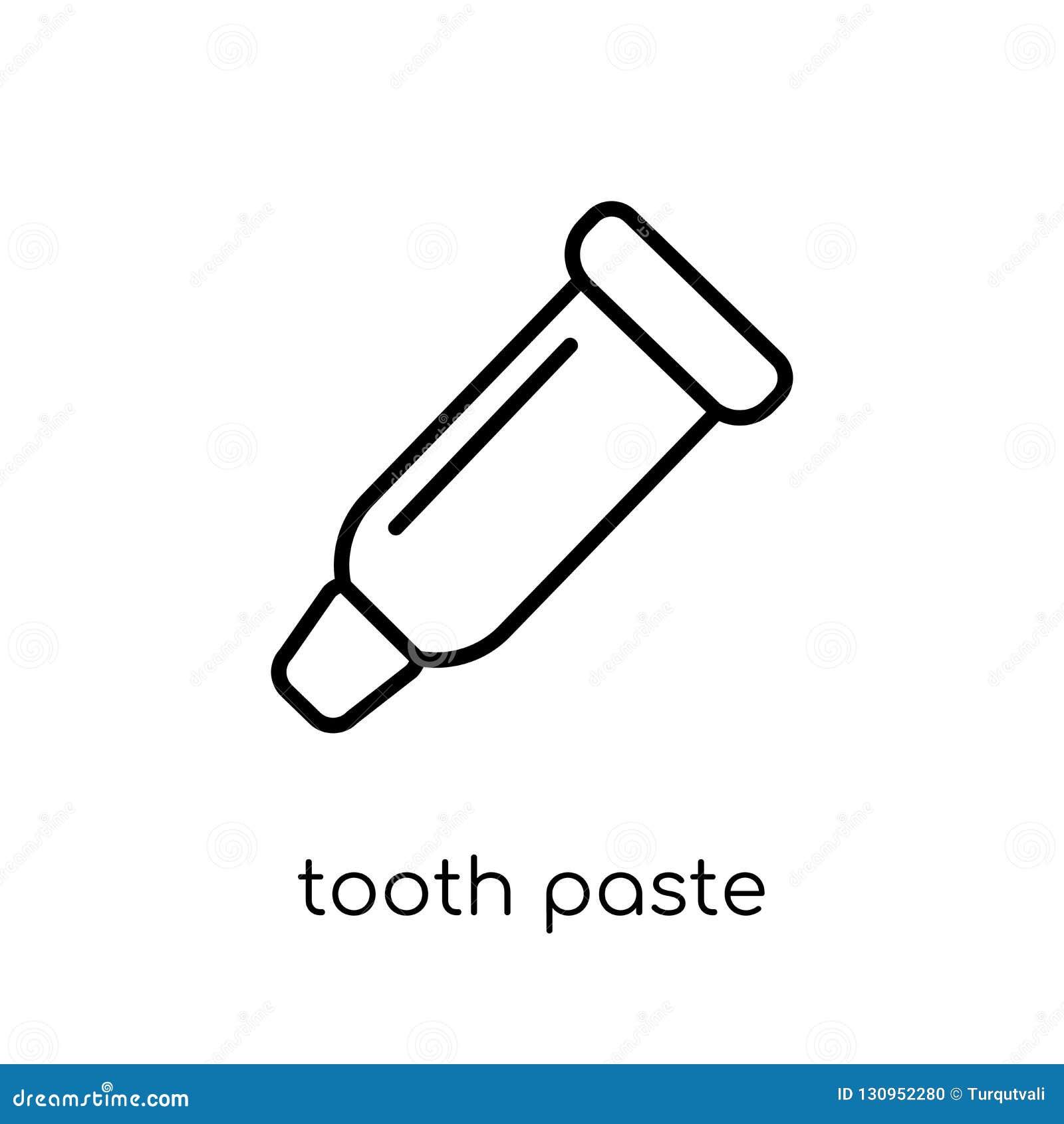 Tooth Paste Icon from Hygiene Collection. Stock Vector - Illustration ...