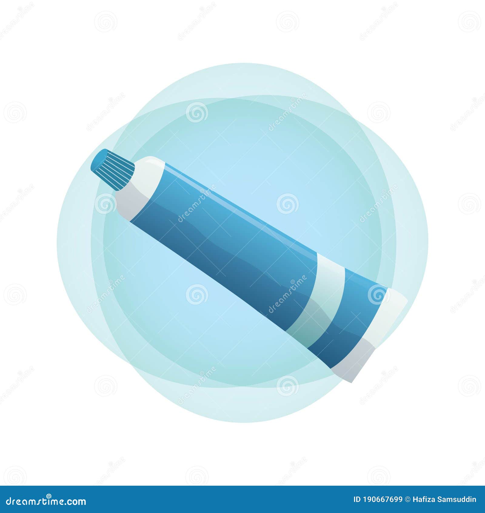 Tooth Paste. Vector Illustration Decorative Design Stock Vector ...