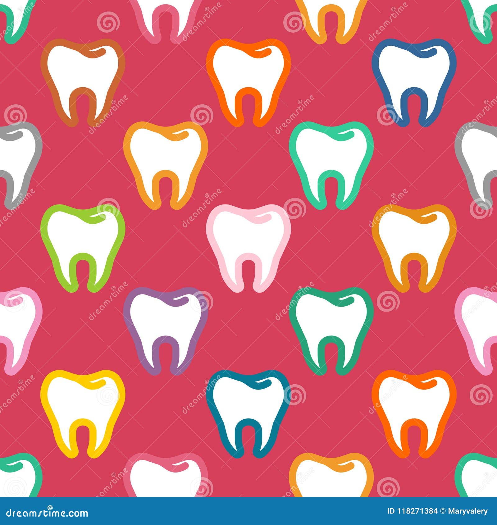 Teeth. Background For The Business Card. Background For Notes. Template ...