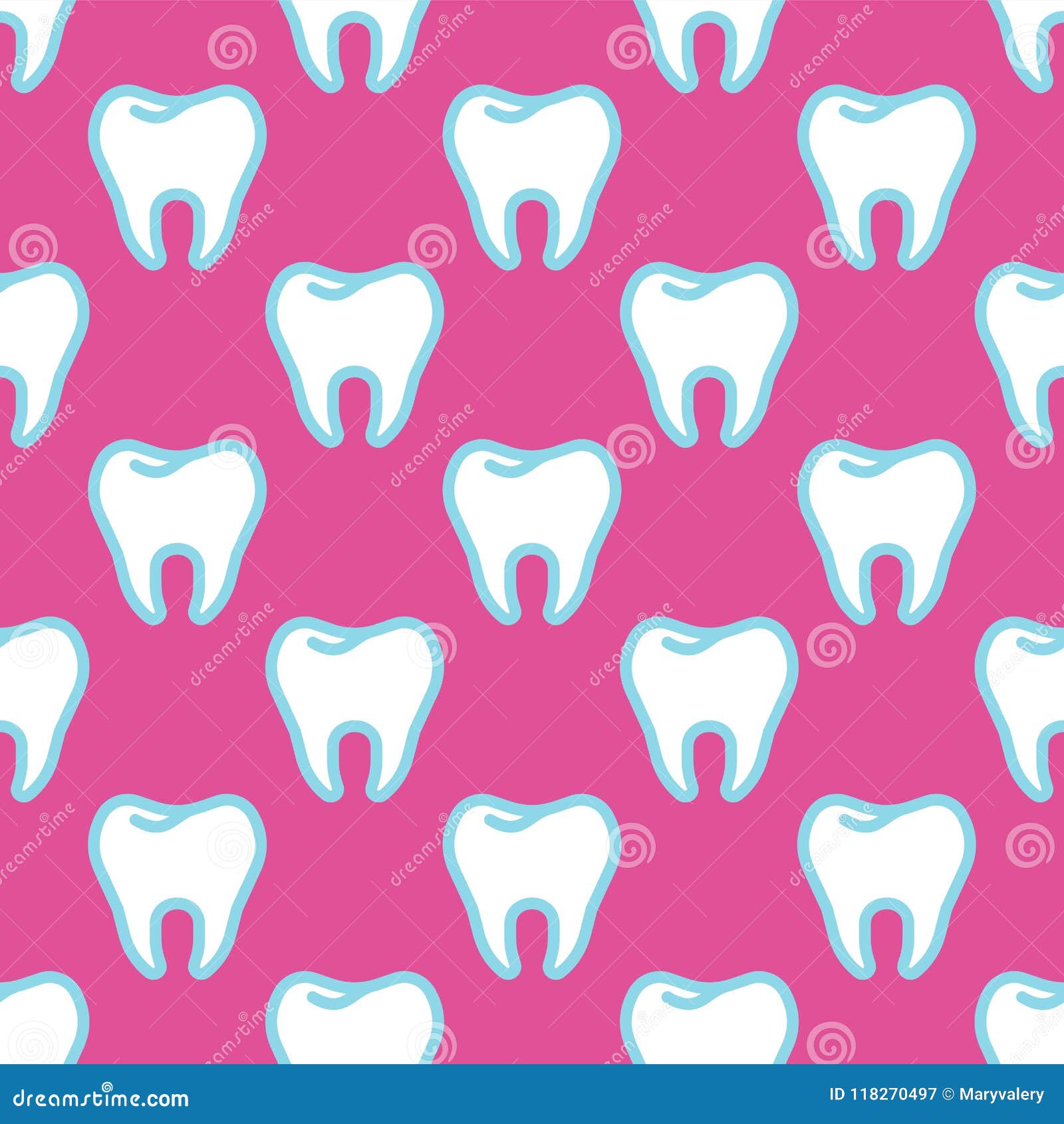 Printable Tooth Pattern