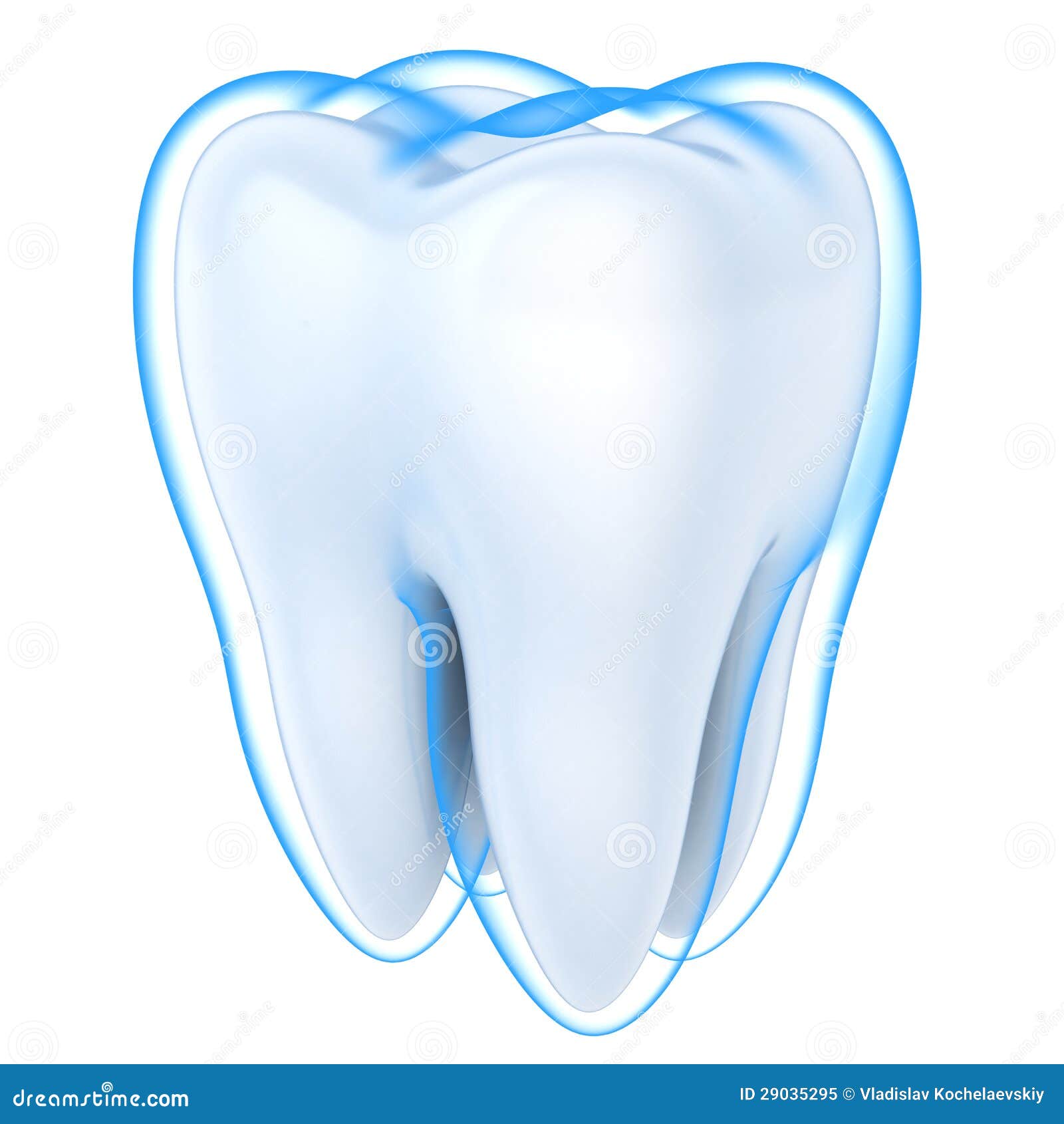 Tooth protect stock illustration. Illustration of render - 29035295