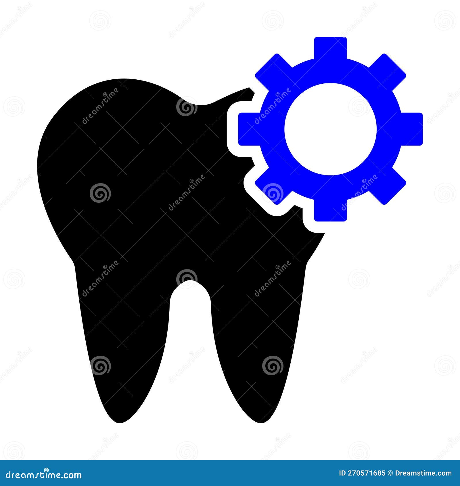 Tooth Repair Icon stock vector. Illustration of symbol - 270571685