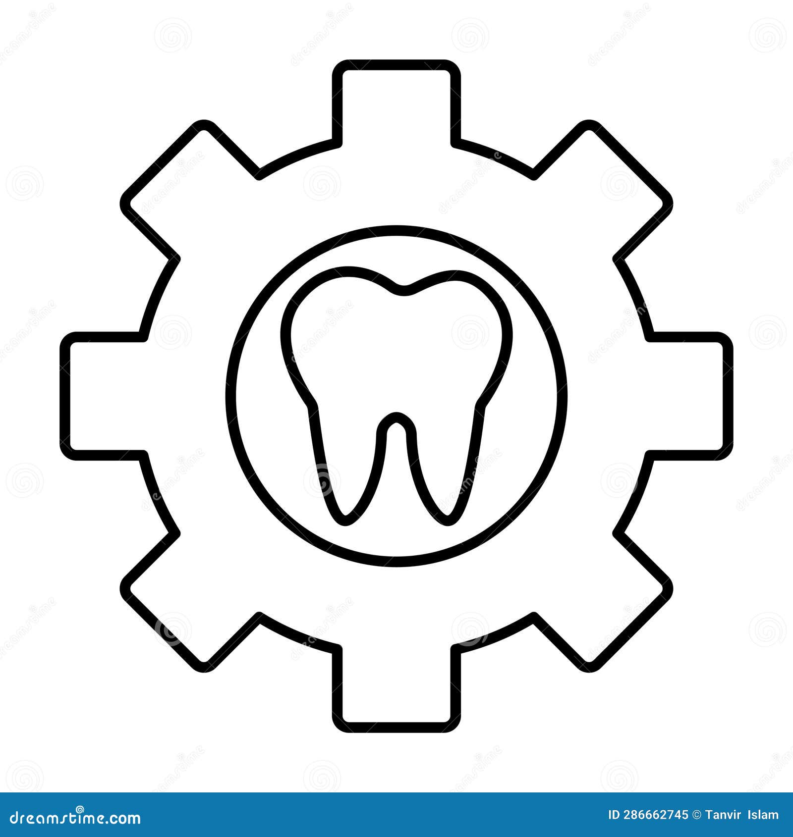 Tooth Repair Icon stock illustration. Illustration of design - 286662745