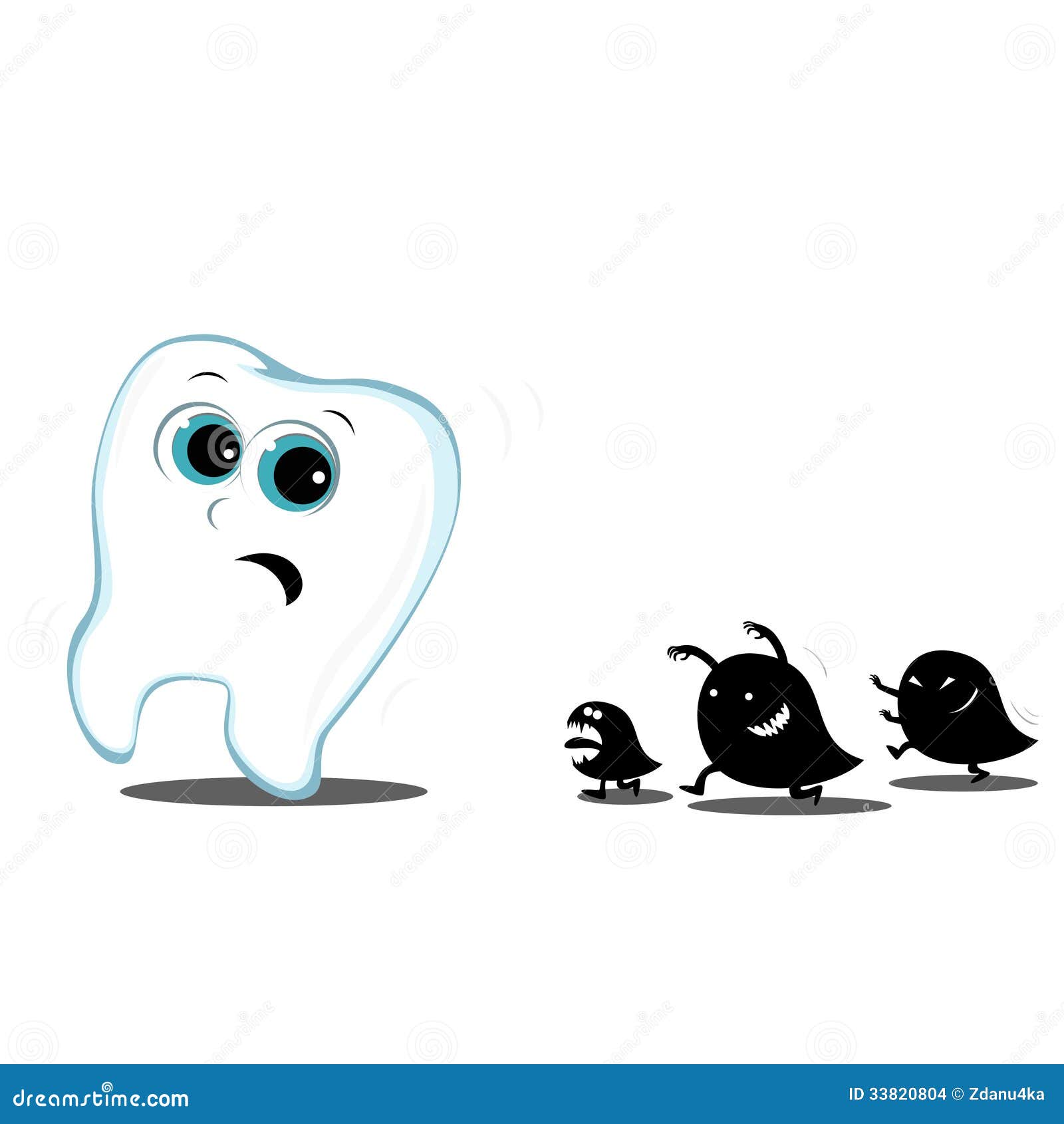 Clipart Running Teeth