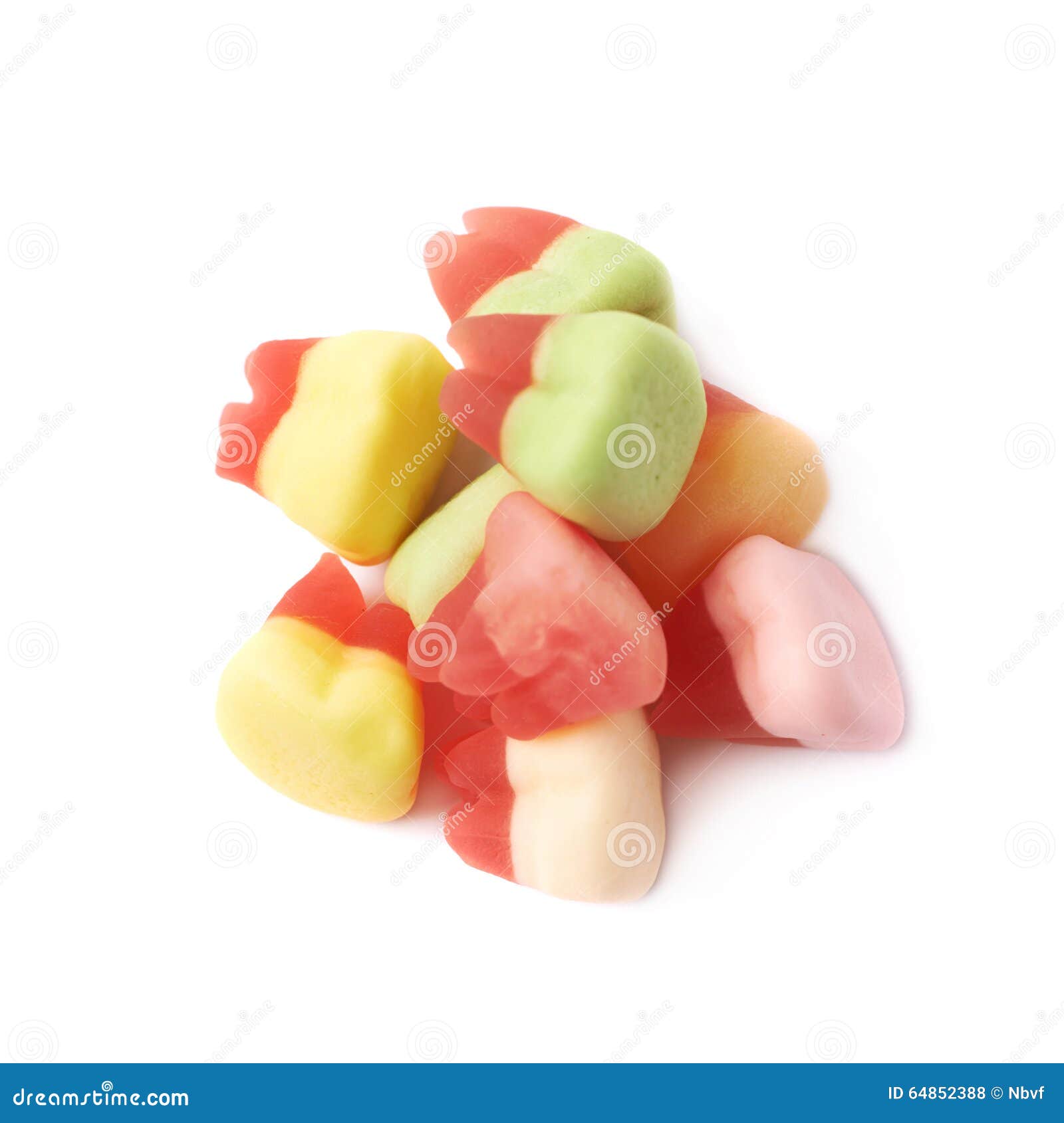 Tooth Shaped Candy Isolated Stock Photo - Image of liqorice, macro ...