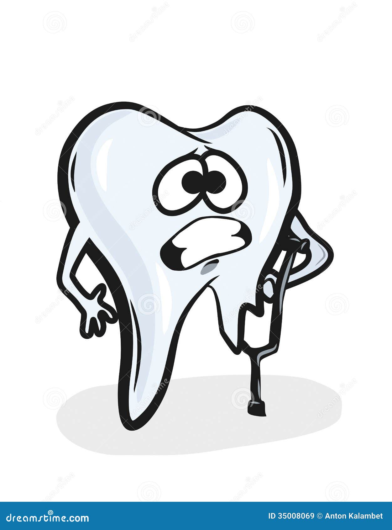 Tooth stock illustration. Illustration of healthy, medical - 35008069