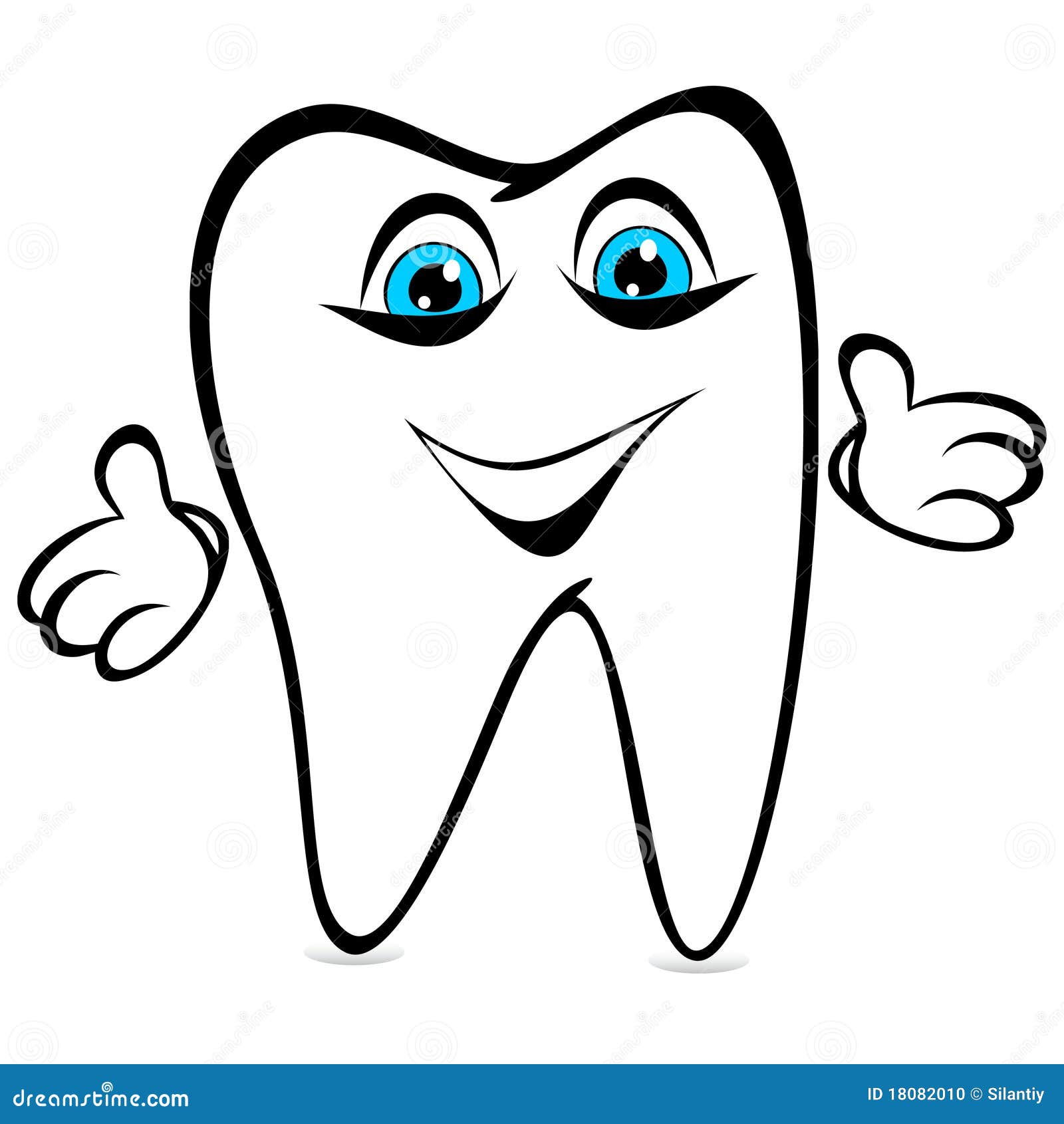 Tooth smiles. stock vector. Illustration of stomatology - 18082010