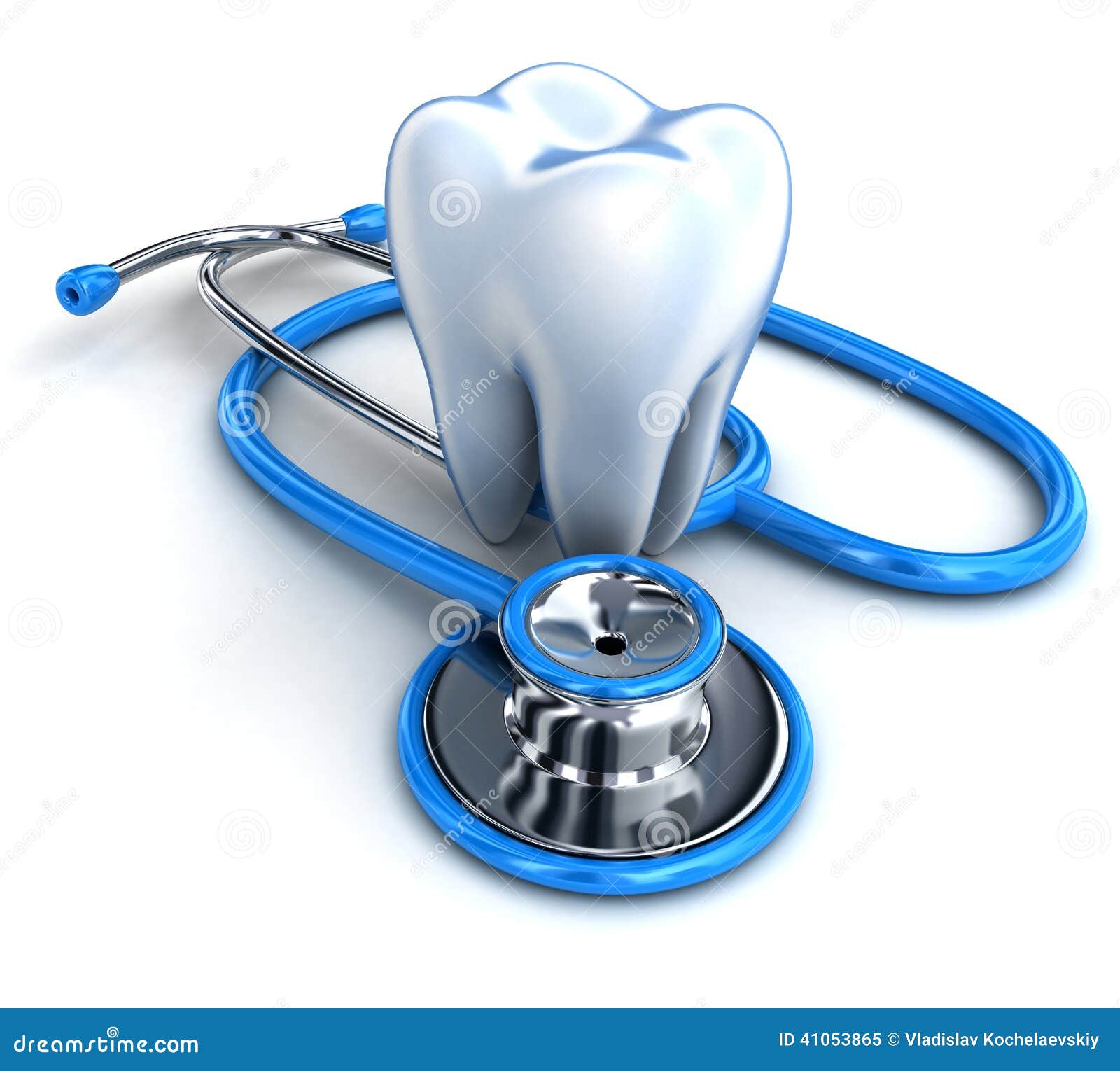 Tooth and stethoscope stock illustration. Illustration of dentistry ...
