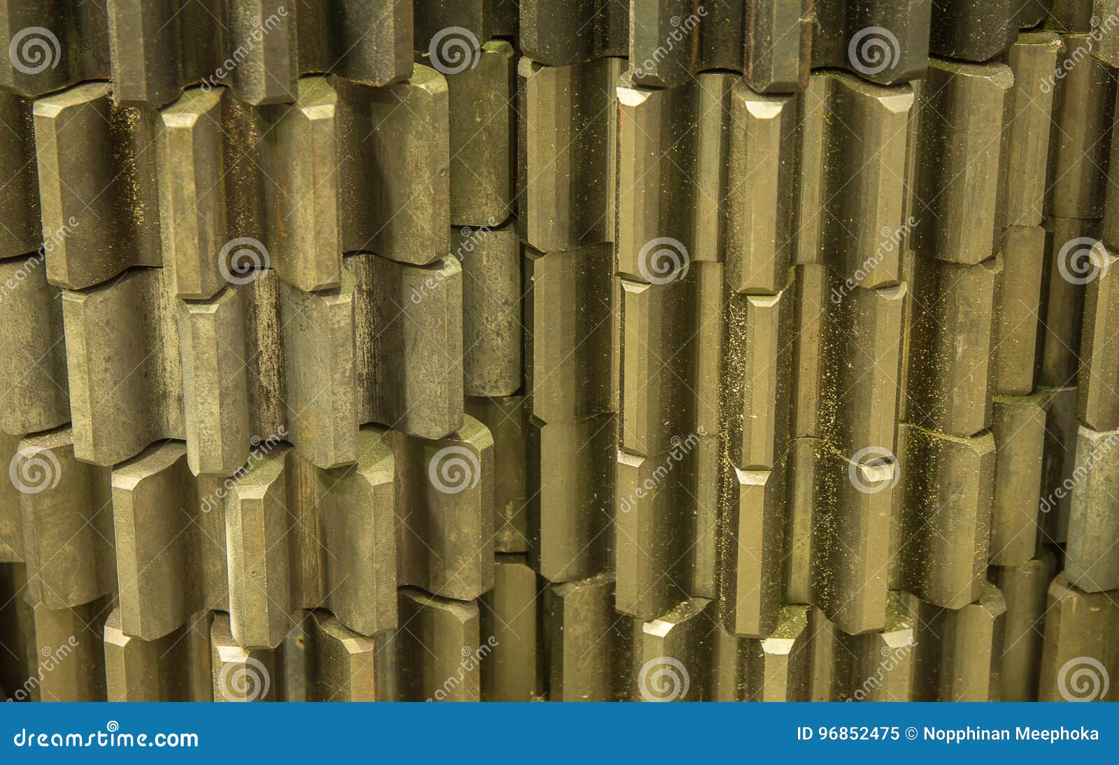 Tooth Surface Of Brass Gears Background Texture Stock Image ...