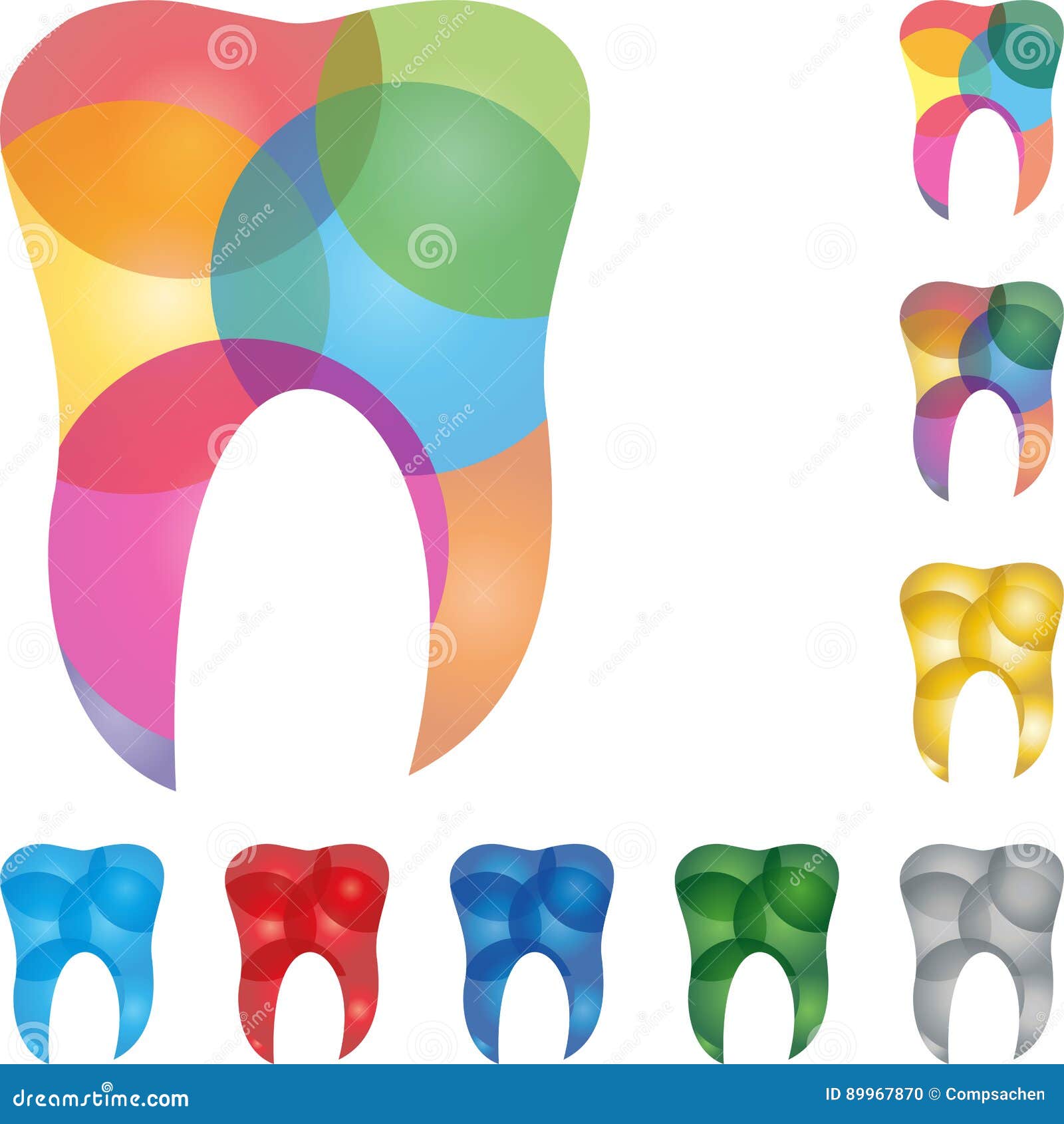 Tooth, Tooth And Dentist Logo Vector Illustration | CartoonDealer.com ...
