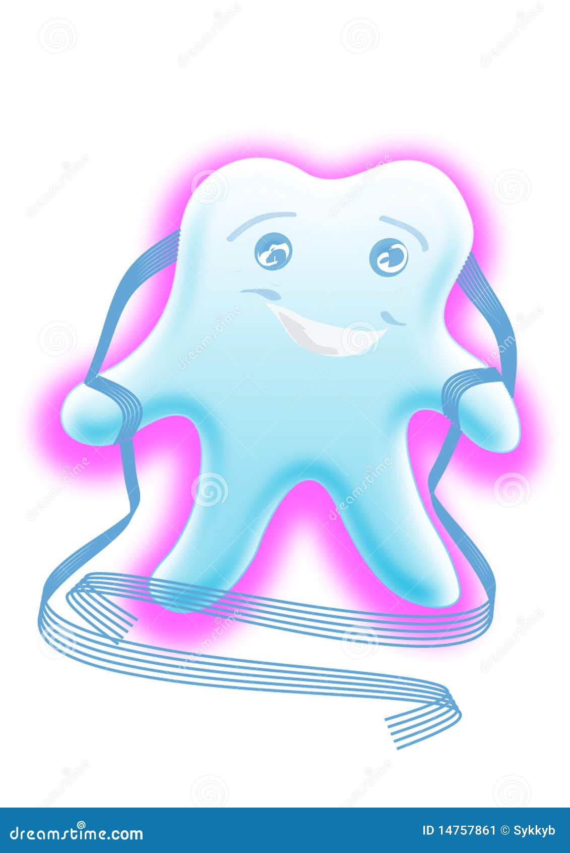 Tooth And Tooth Thread Picture. Image: 14757861