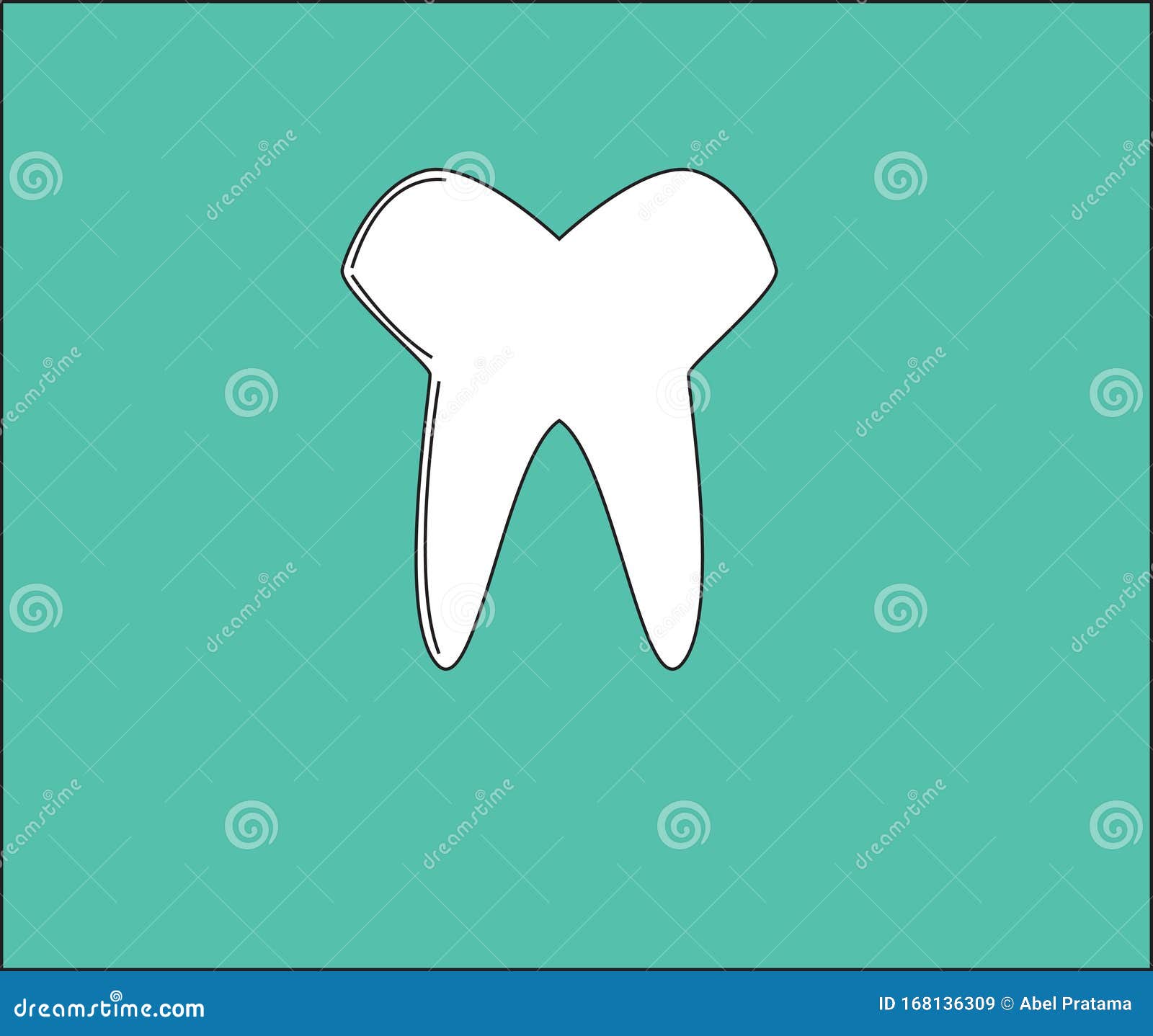 Tooth Vector Design Flat Illustration Stock Vector - Illustration of ...